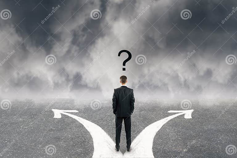 Conceito Diferente Do Sentido E Da Confusão Foto de Stock - Imagem de ...