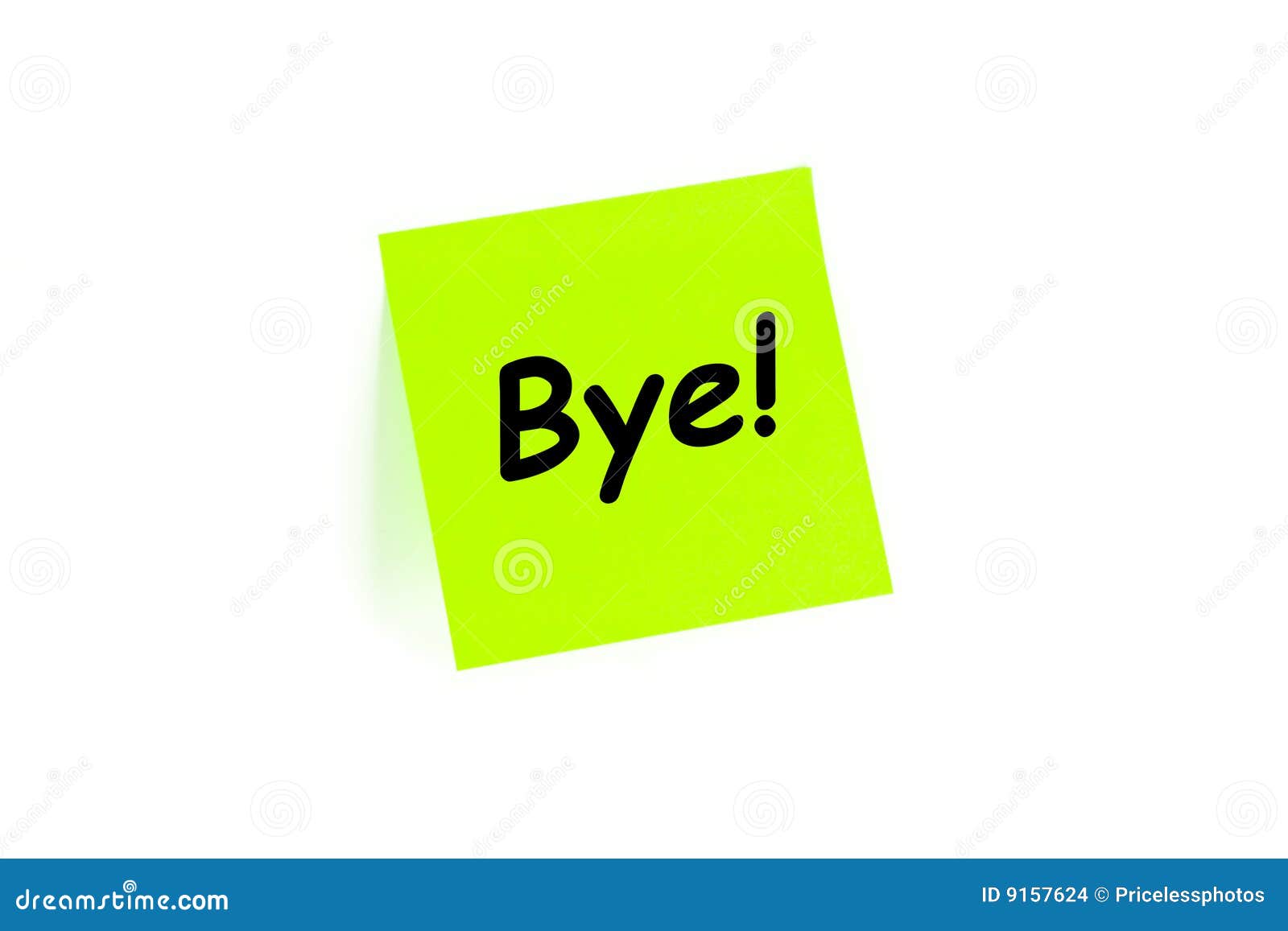 Conceito Do Adeus Em Uma Nota Ilustração Stock - Ilustração de local ...
