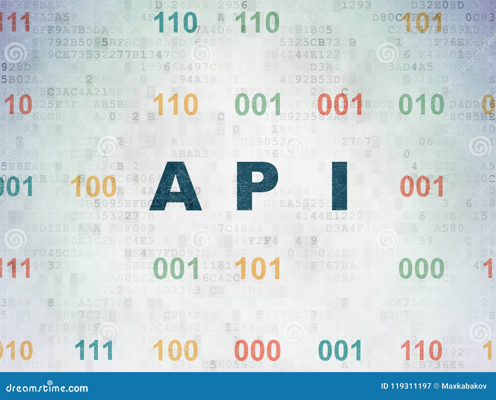 Conceito Do Base De Dados: Api No Fundo Do Papel Dos Dados De Digitas ...