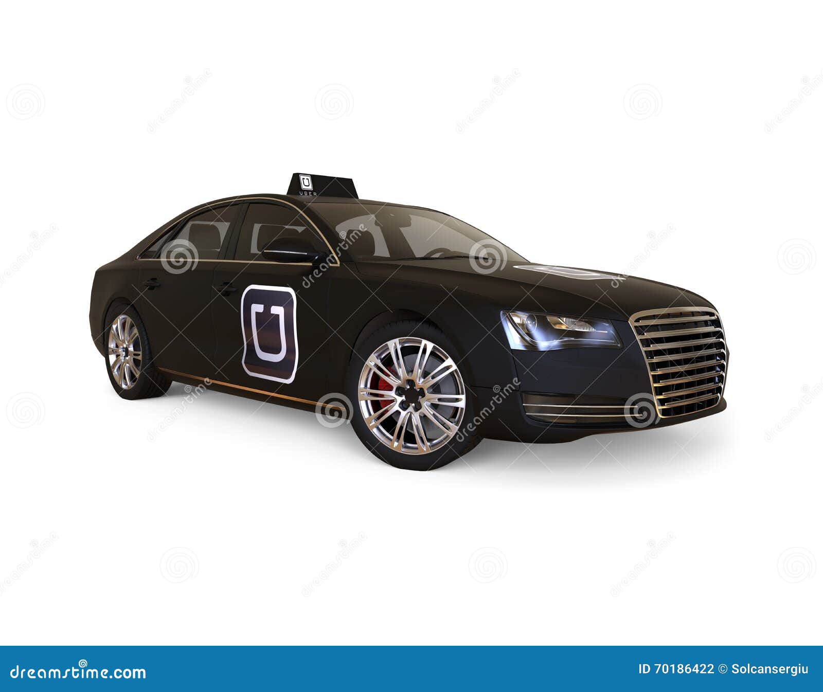 Conceito do carro de Uber fotografia editorial. Ilustração de carros ...