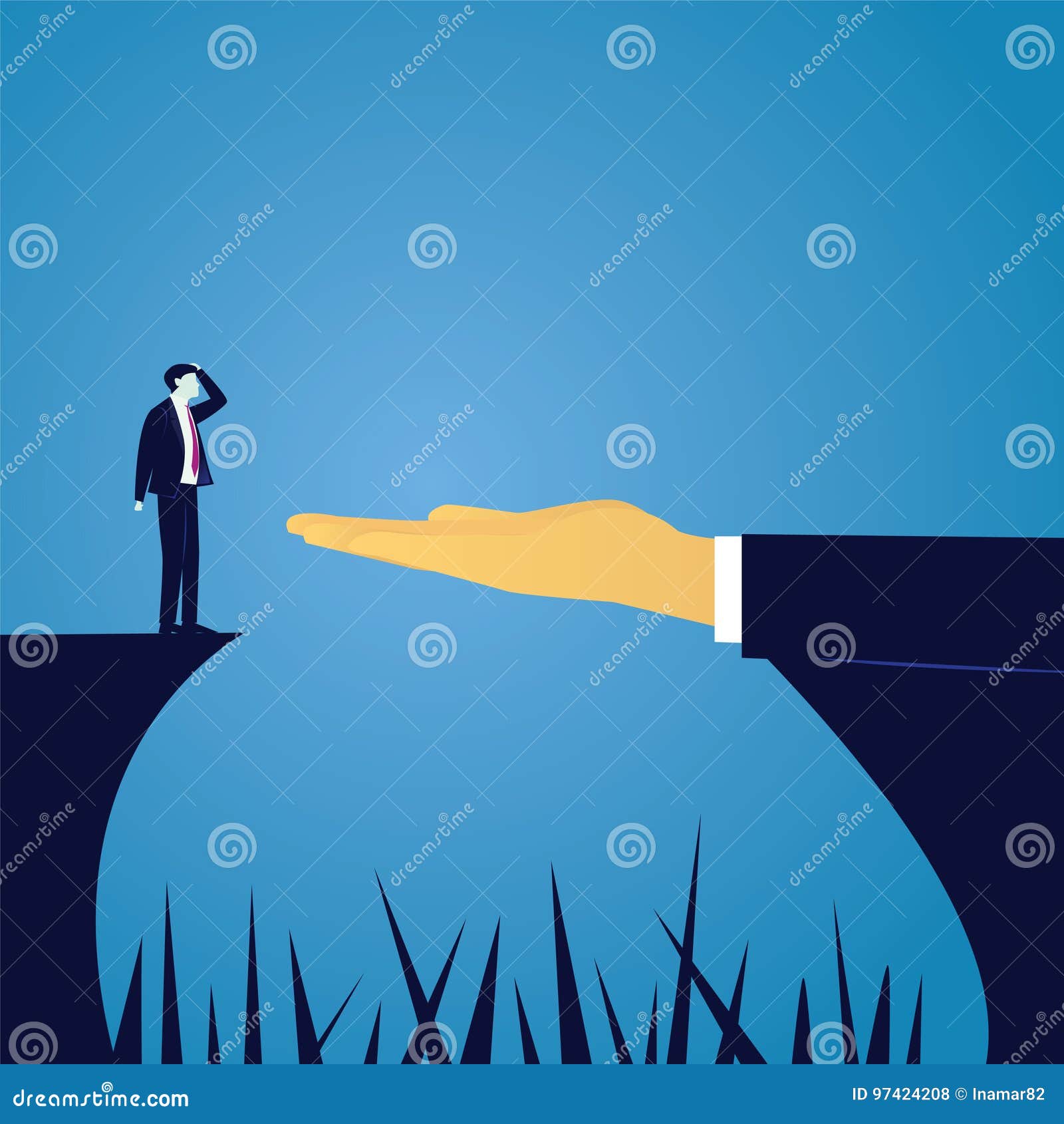 Conceito Do Desafio Do Negócio Ilustração do Vetor - Ilustração de ...