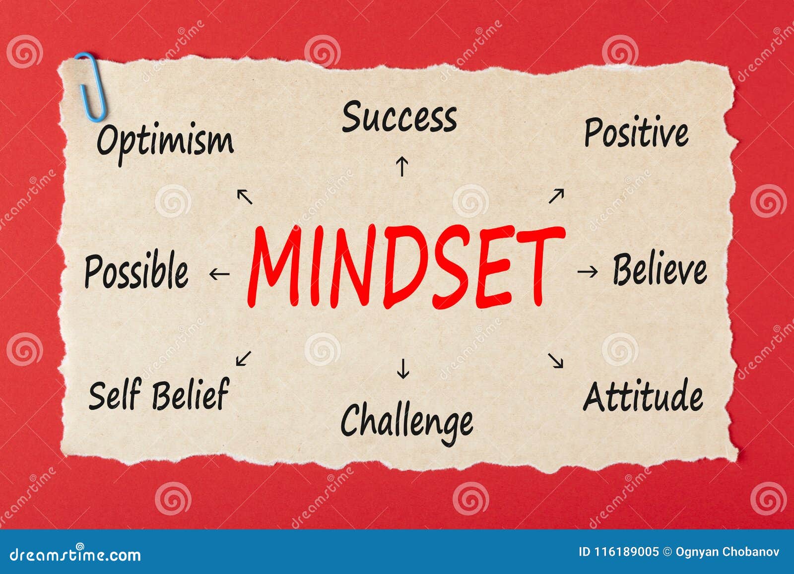 Conceito Do Diagrama Do Mindset Imagem de Stock - Imagem de creativo ...