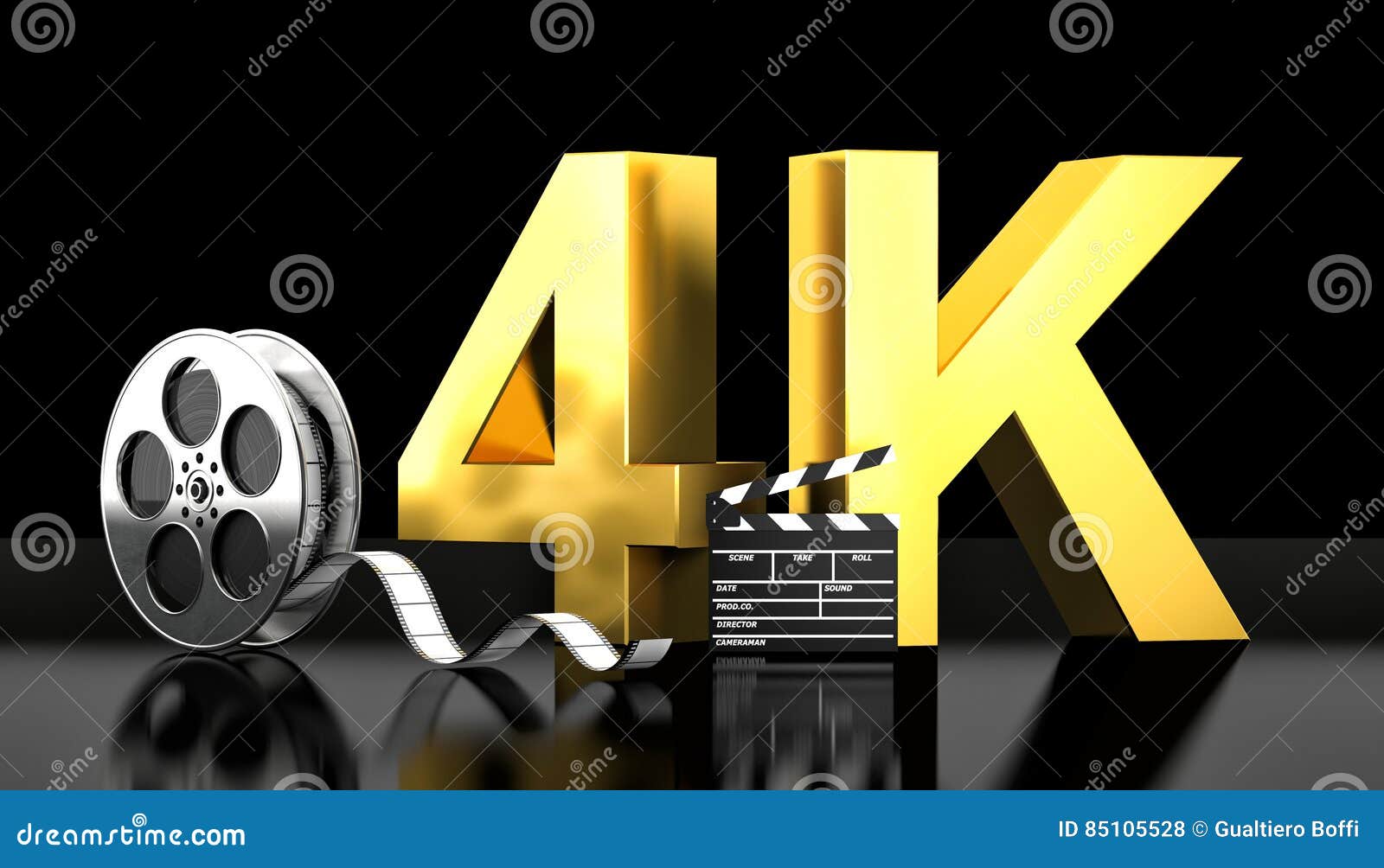 Conceito do filme 4k ilustração stock. Ilustração de estupro - 85105528