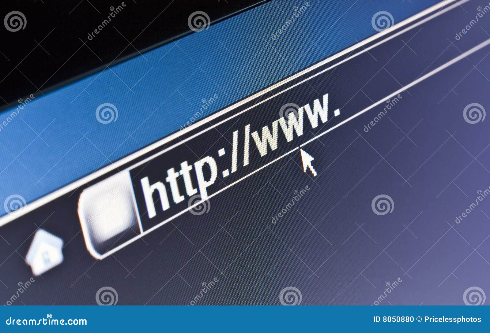 Conceito Do HTTP Do Navegador Do Internet De WWW Foto de Stock - Imagem ...