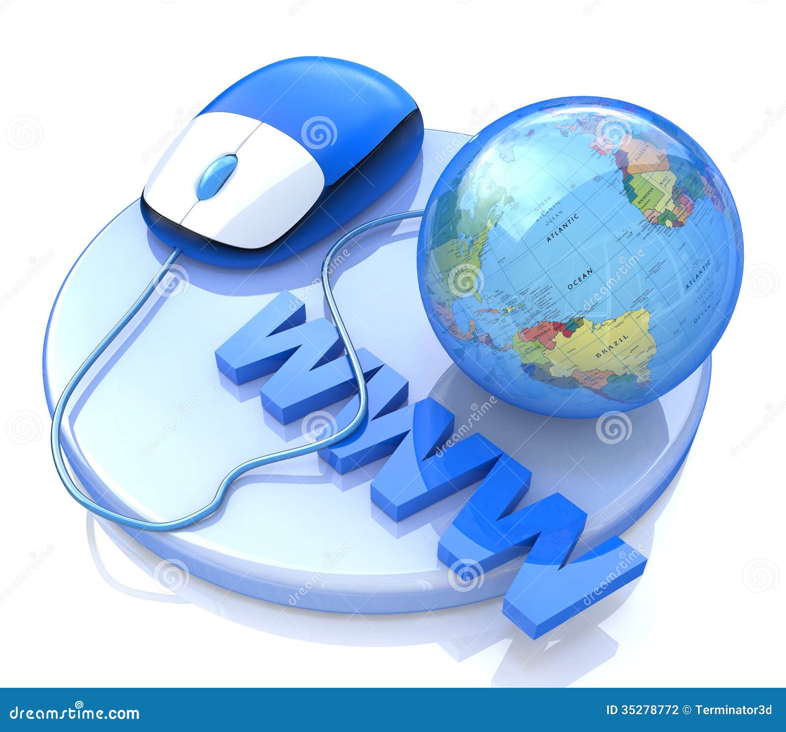 Conceito do Internet ilustração stock. Ilustração de global - 35278772