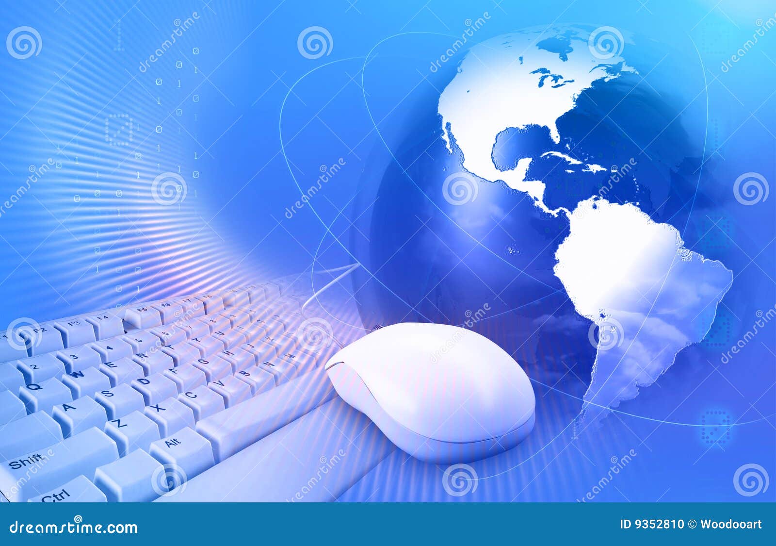 Conceito do Internet ilustração stock. Ilustração de global - 9352810