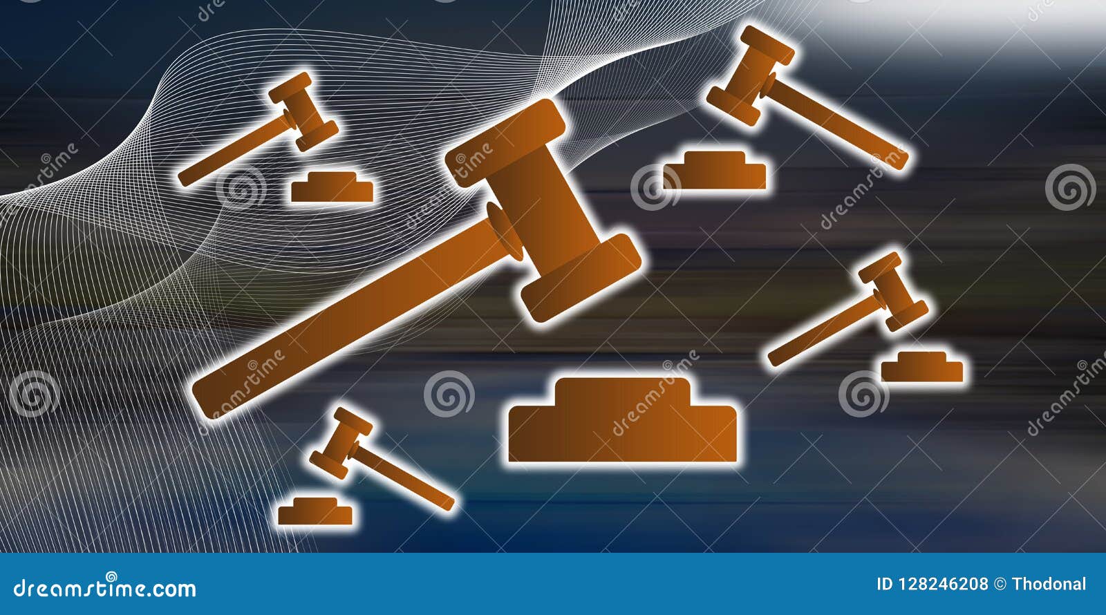 Conceito do julgamento ilustração stock. Ilustração de judicial - 128246208