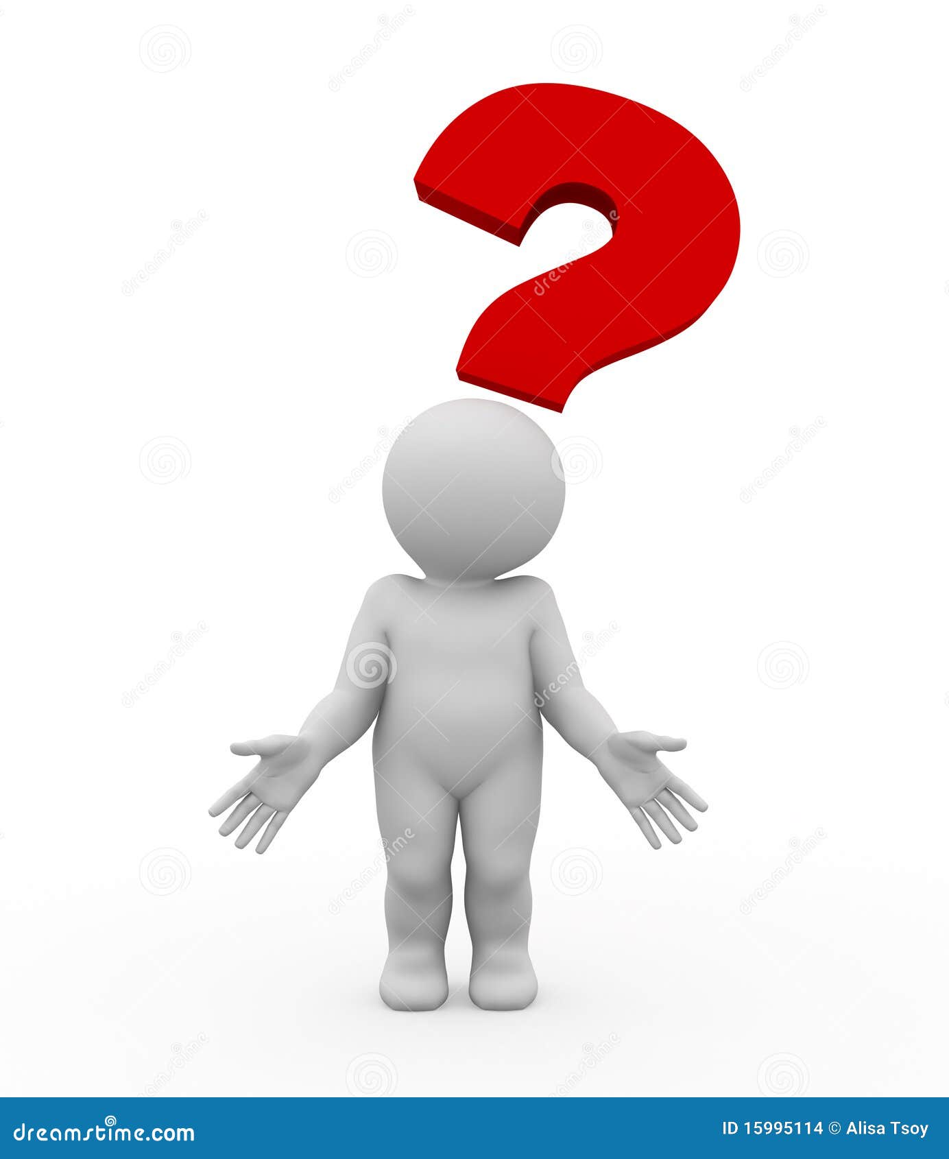 Conceito do Perplexity ilustração stock. Ilustração de branco - 15995114