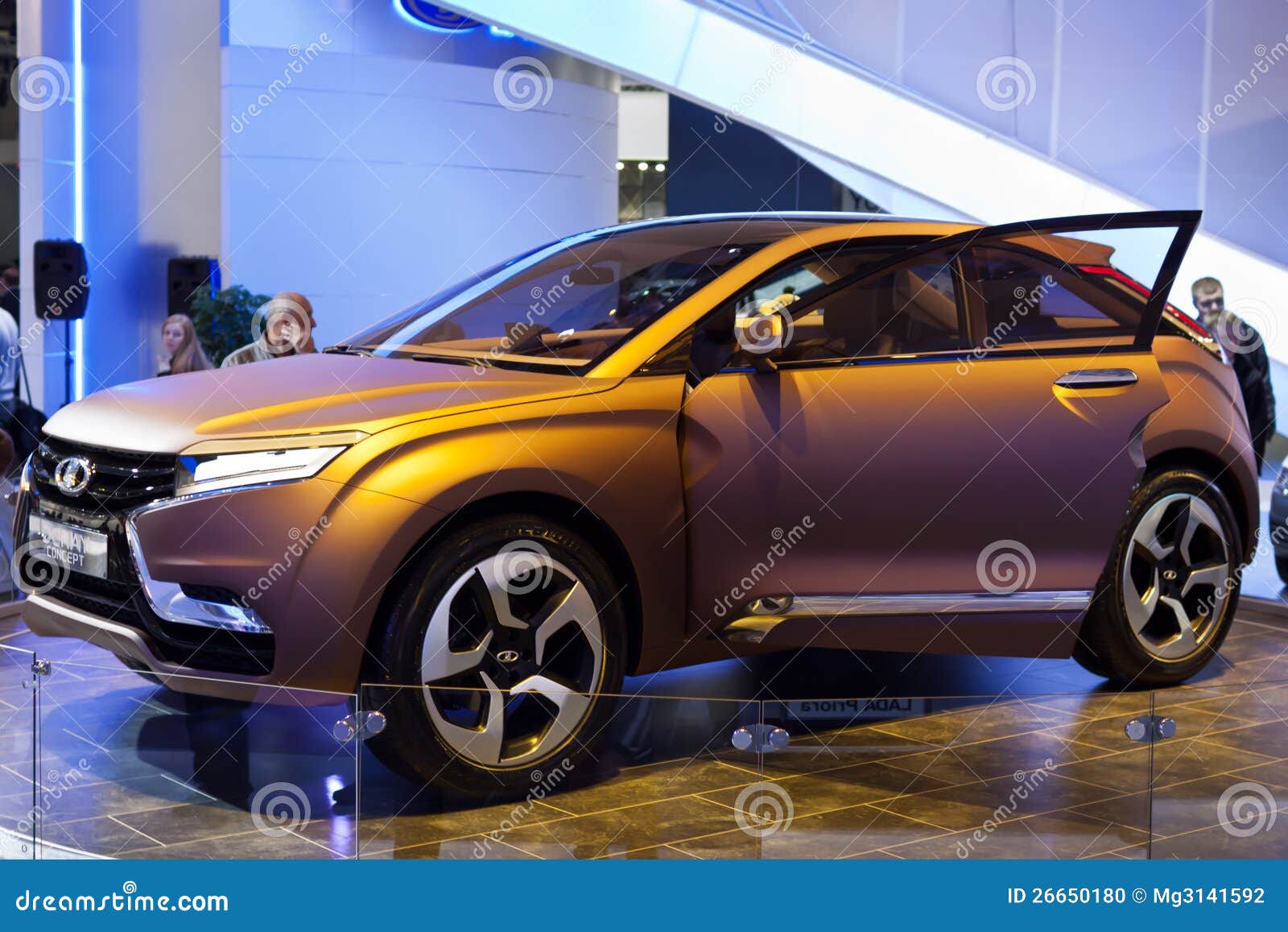 Conceito Do RAIO X Do Carro LADA, Vista Lateral Imagem Editorial ...