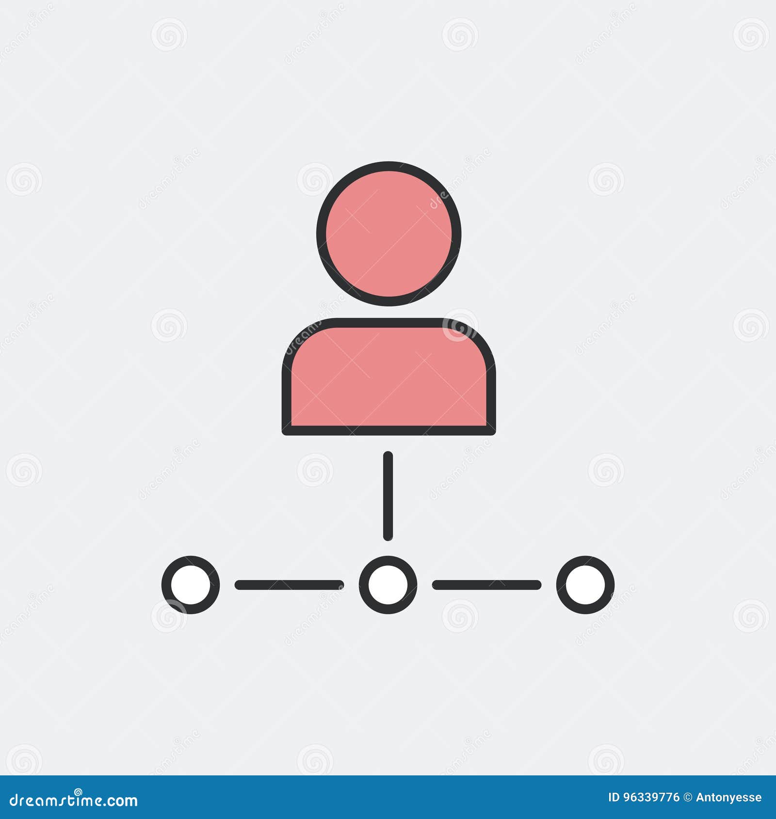 Conceito Do Símbolo Da Rede Ilustração do Vetor - Ilustração de grupo ...