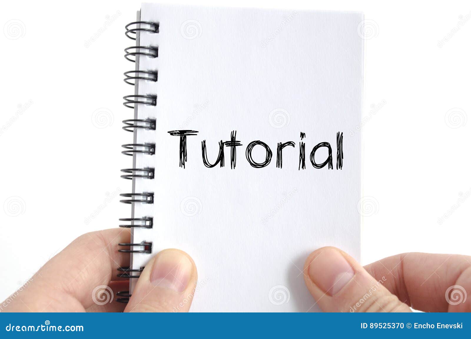 Conceito do texto tutorial foto de stock. Imagem de saiba - 89525370