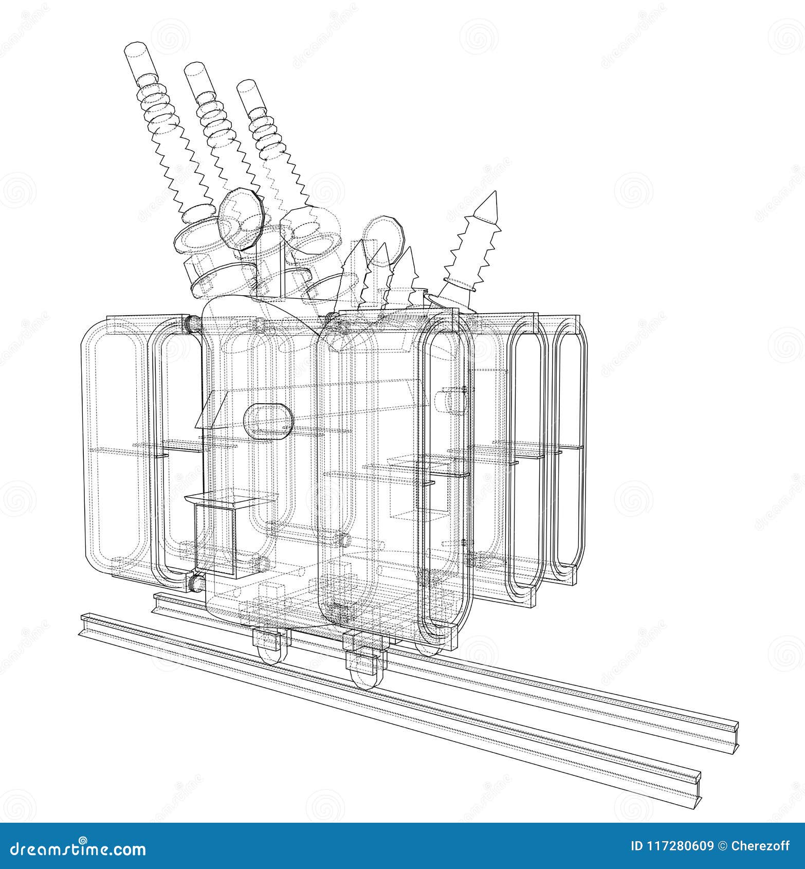 Conceito Do Transformador De Poder Vetor Ilustração do Vetor ...
