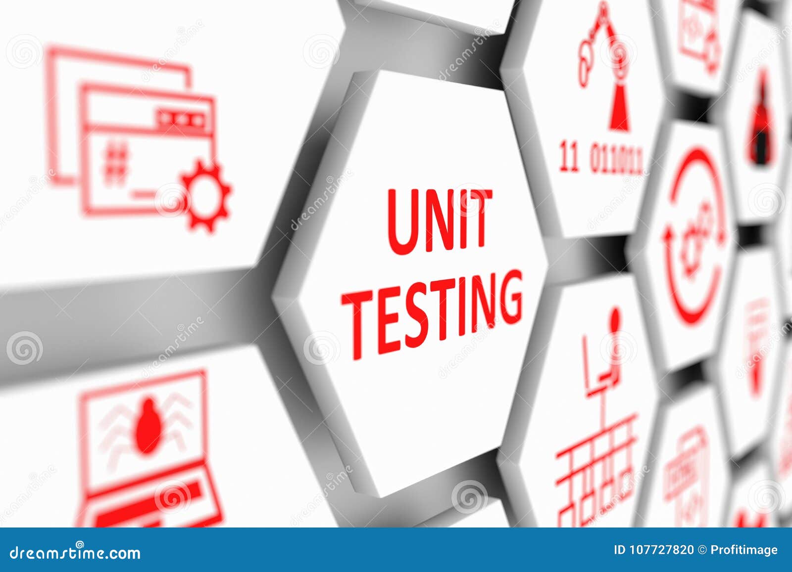 Conceito Dos TESTES DE UNIDADE Ilustração Stock - Ilustração de testar ...