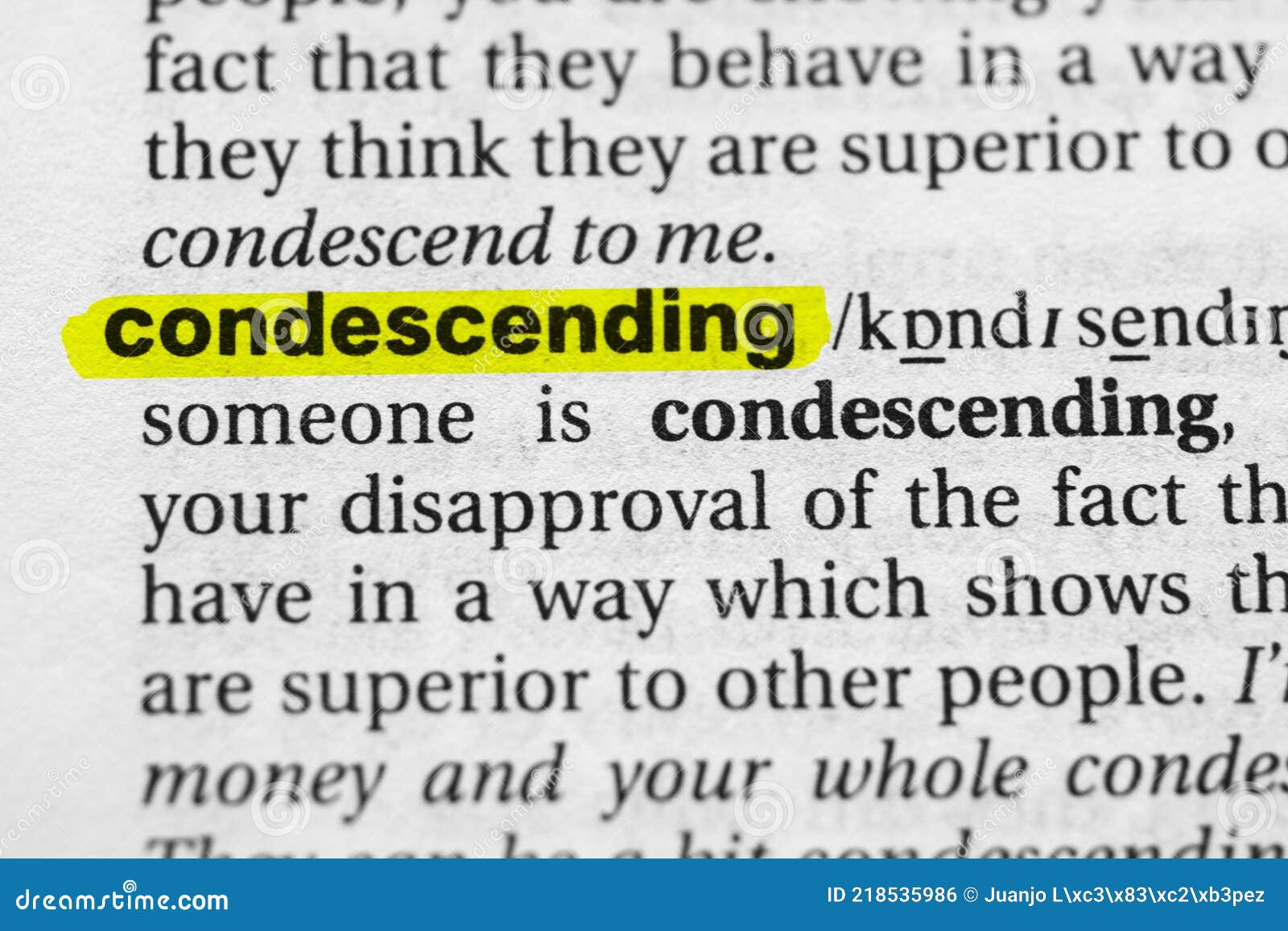 Conceito E Significado Da Palavra Destacada Foto de Stock - Imagem de ...