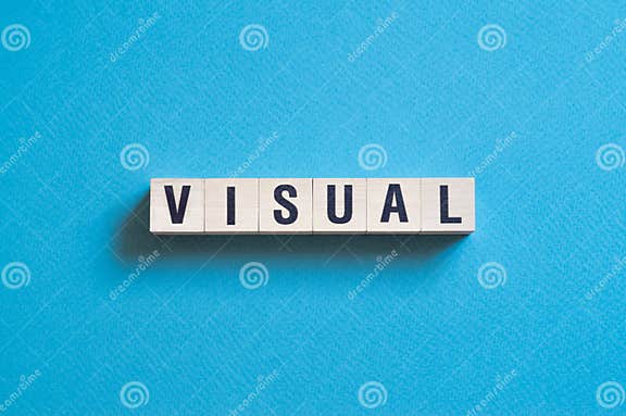 Conceito Visual De Palavra Em Cubos Foto de Stock - Imagem de esquema ...