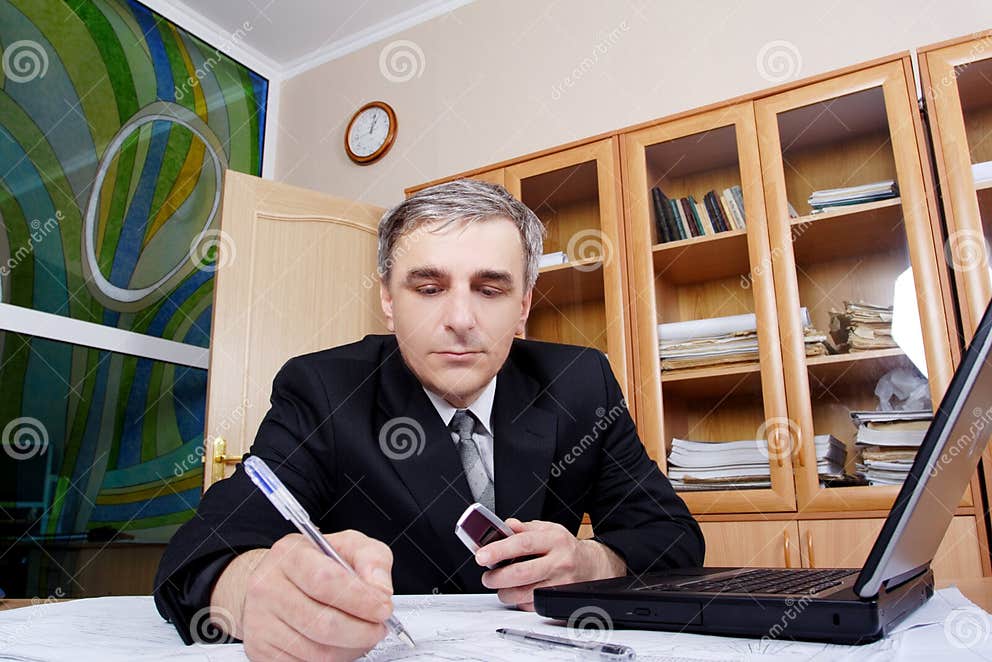 Concentrate 2 stock image. Image of leisure, mail, employed - 2584521