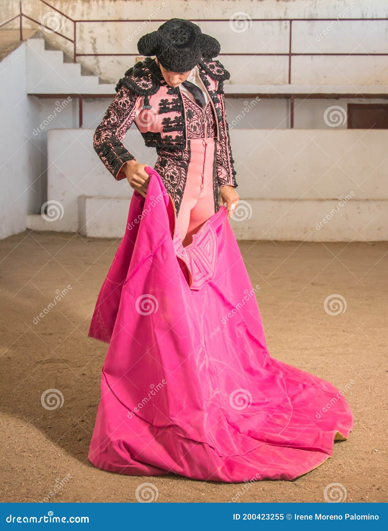 Concentrated Bullfighter Waiting His Turn Stock Image - Image of ...