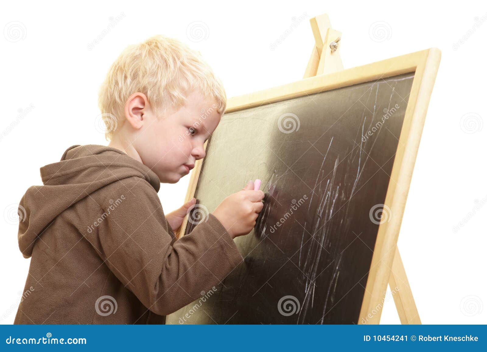 Concentrated drawing stock image. Image of chalkboard - 10454241