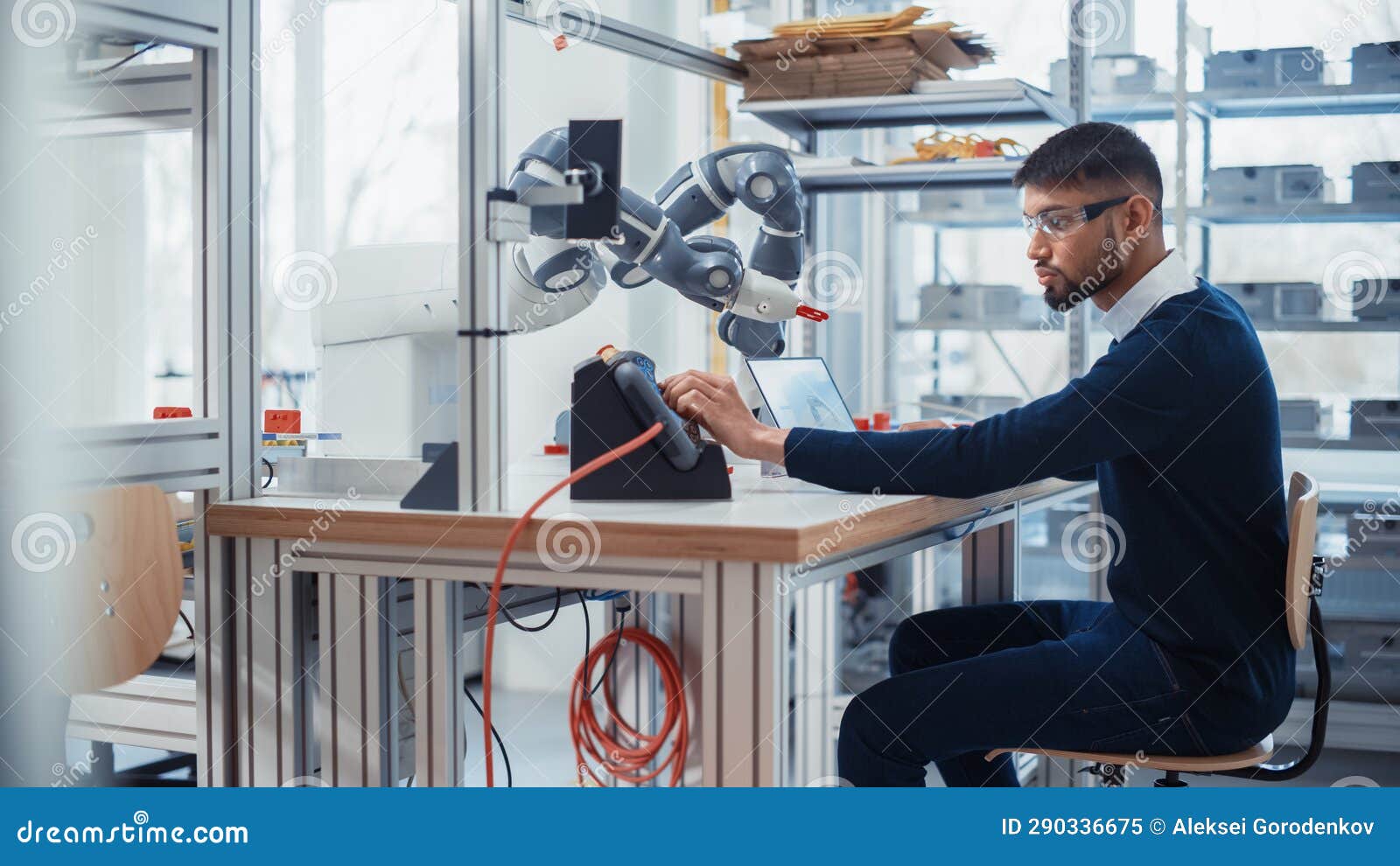 Concentrated Engineer Twist Controllers and Write Code while Developing ...