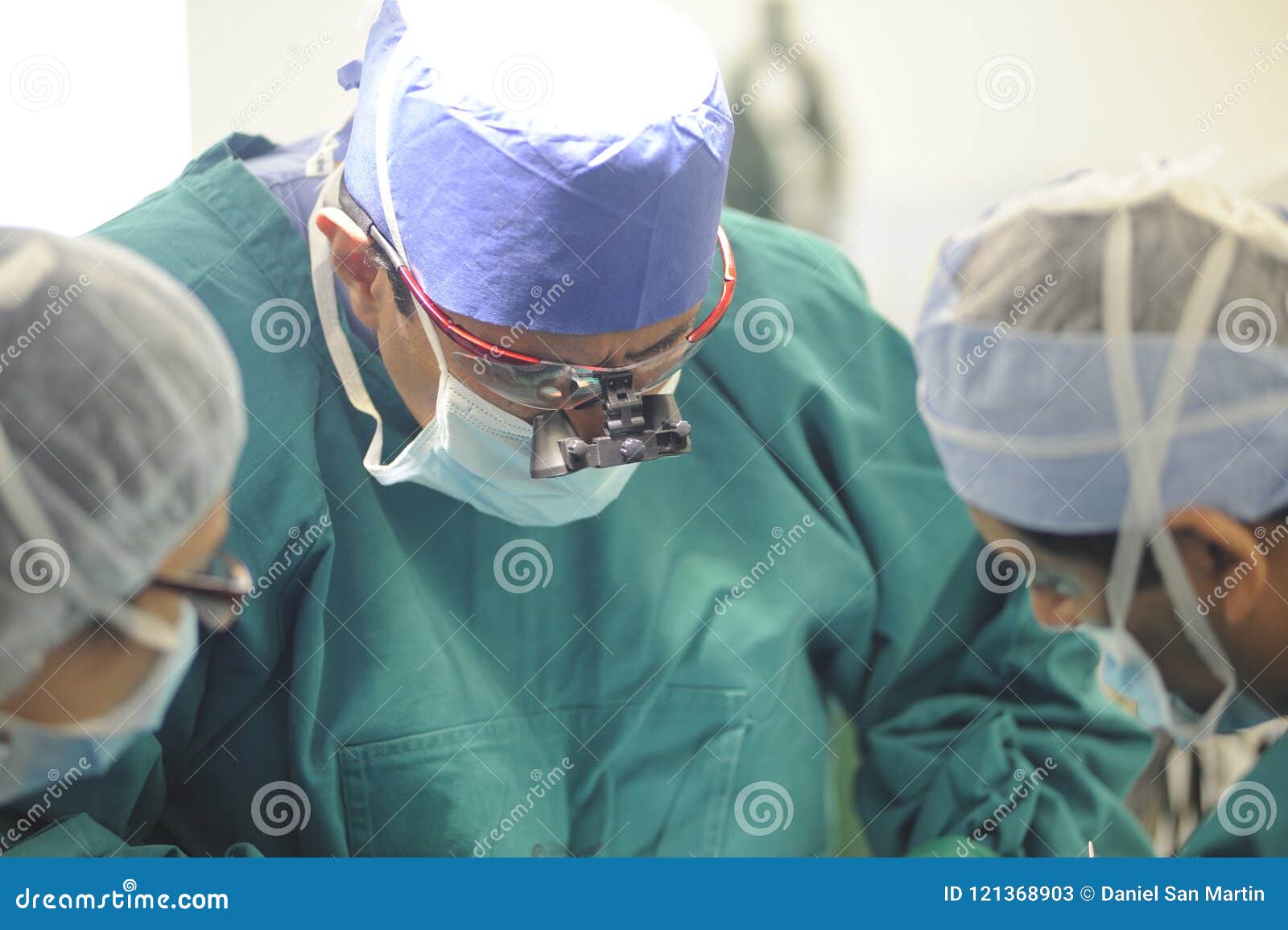 Surgeons Performing Surgery Vintage Postage Stamp Royalty-Free ...