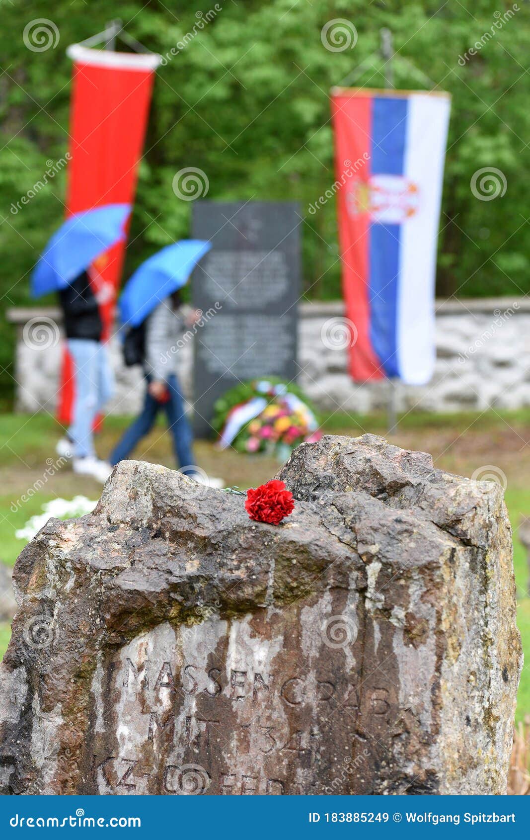 Concentration Camp in Ebensee in the Salzkammergut Editorial Stock ...