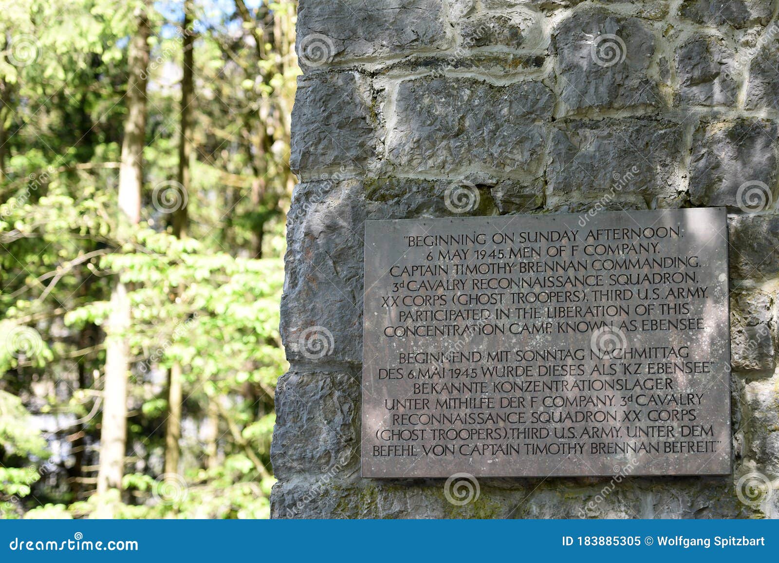 Concentration Camp in Ebensee in the Salzkammergut Editorial Image ...