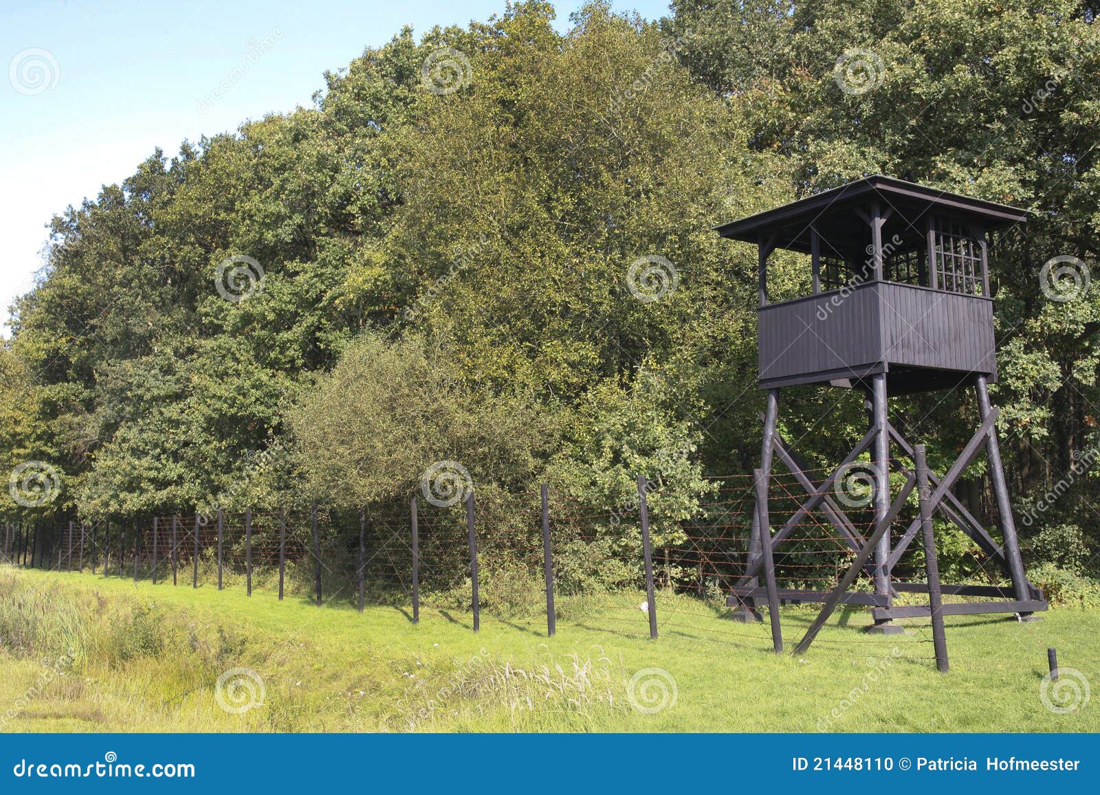 Concentration Camp Westerbork Watchtower Editorial Image - Image of ...