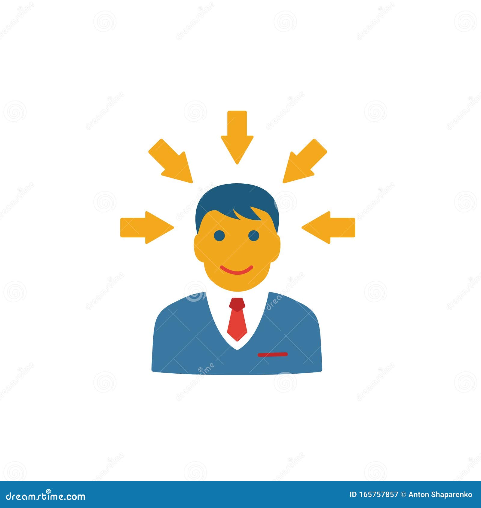 Concentration Icon. Simple Element from Productivity Icons Collection ...