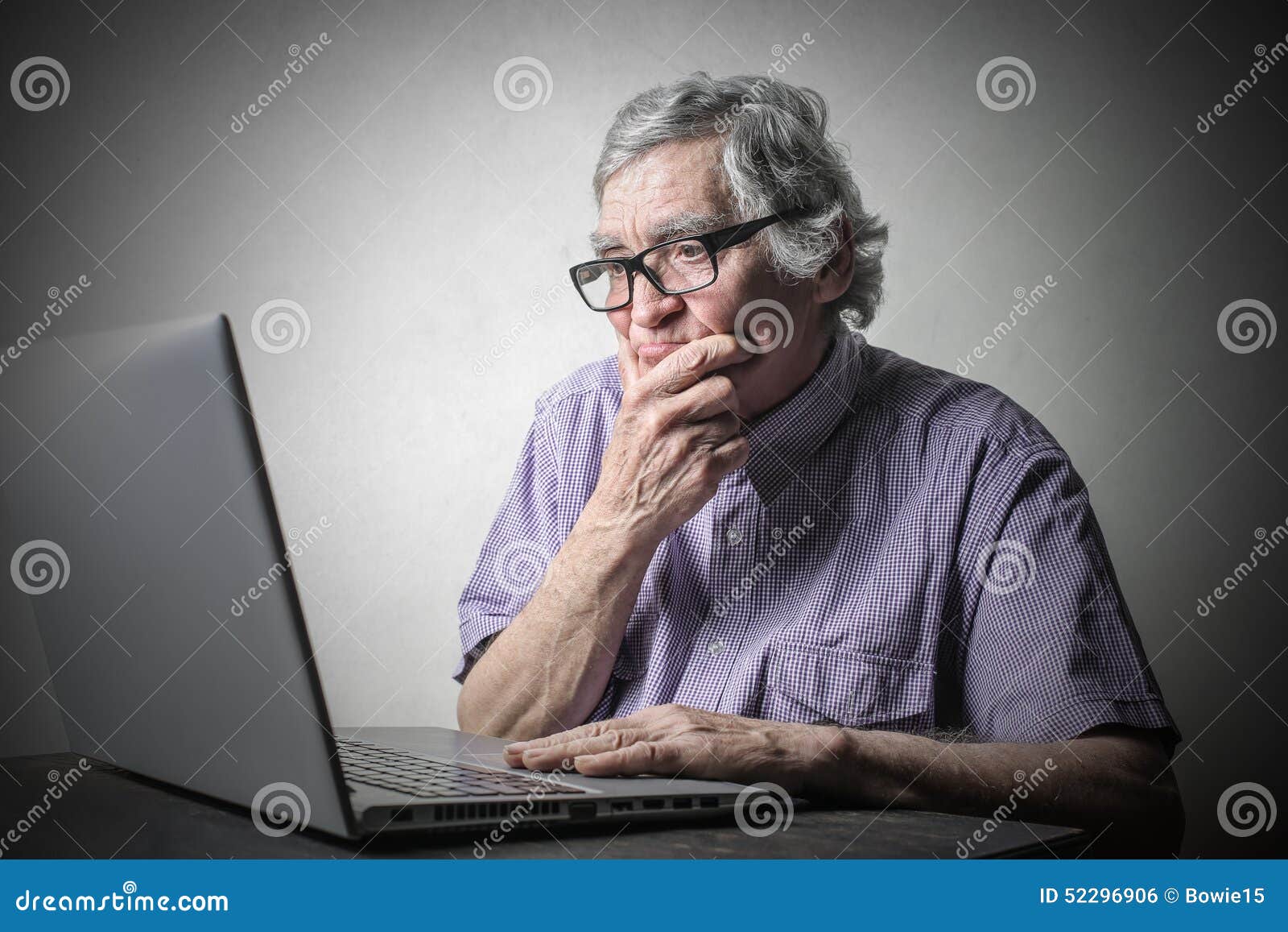Concentration with Technology Stock Photo - Image of looking, mind ...