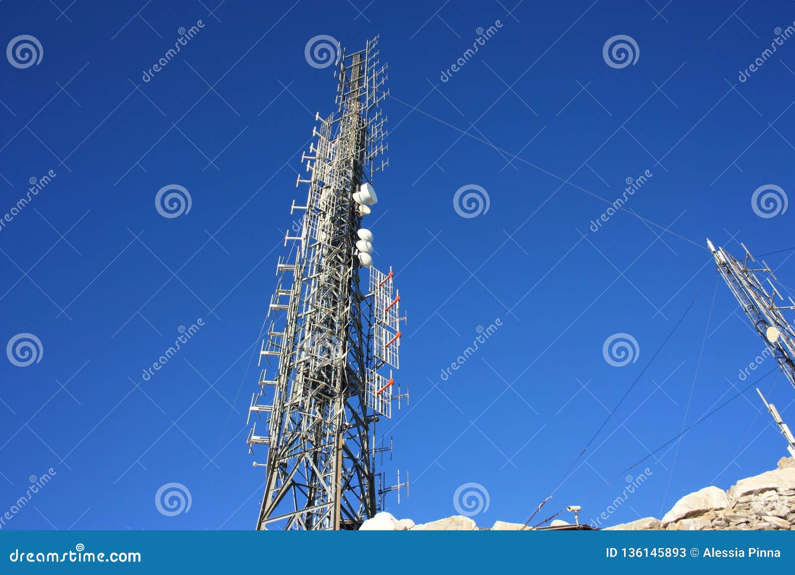 Concentration of Telecommunication Antennas. Electronic Communication ...