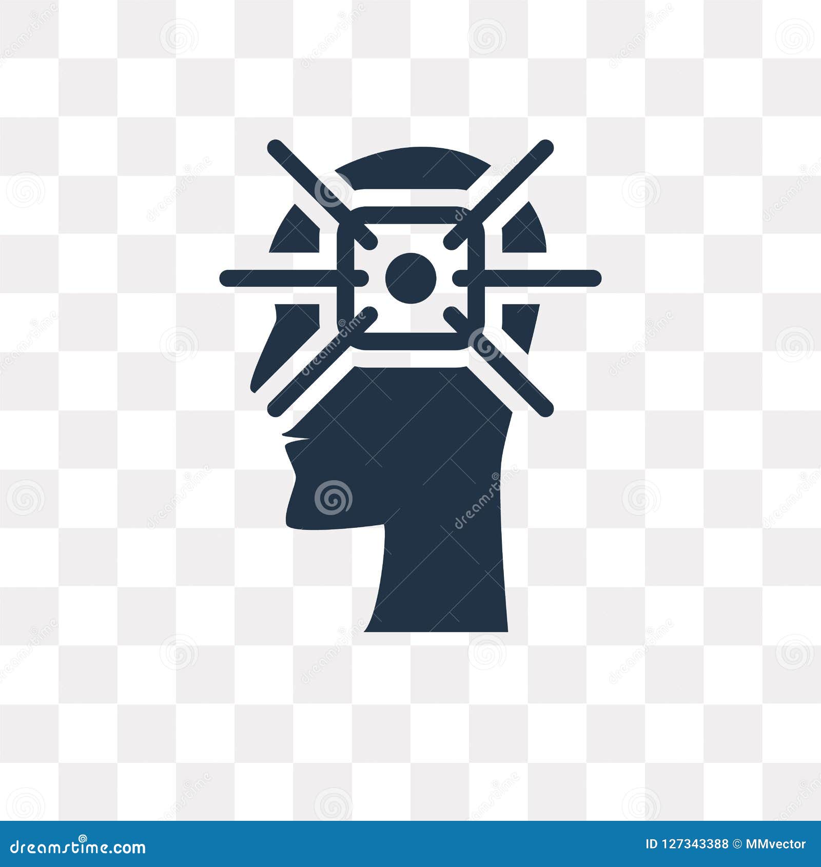 Concentration Vector Icon Isolated on Transparent Background, Co Stock ...