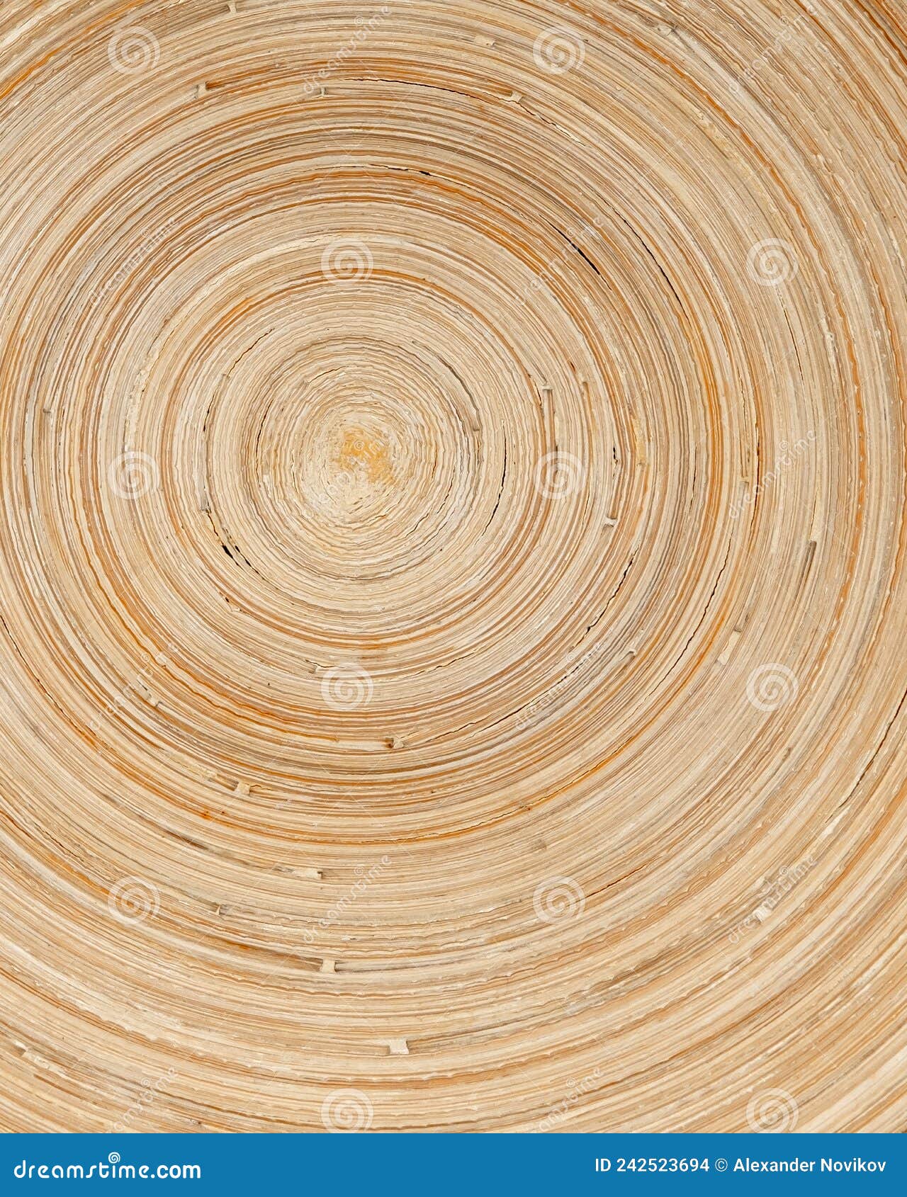 The Concentric Abstract Background With Wood Texture Stock Photography ...