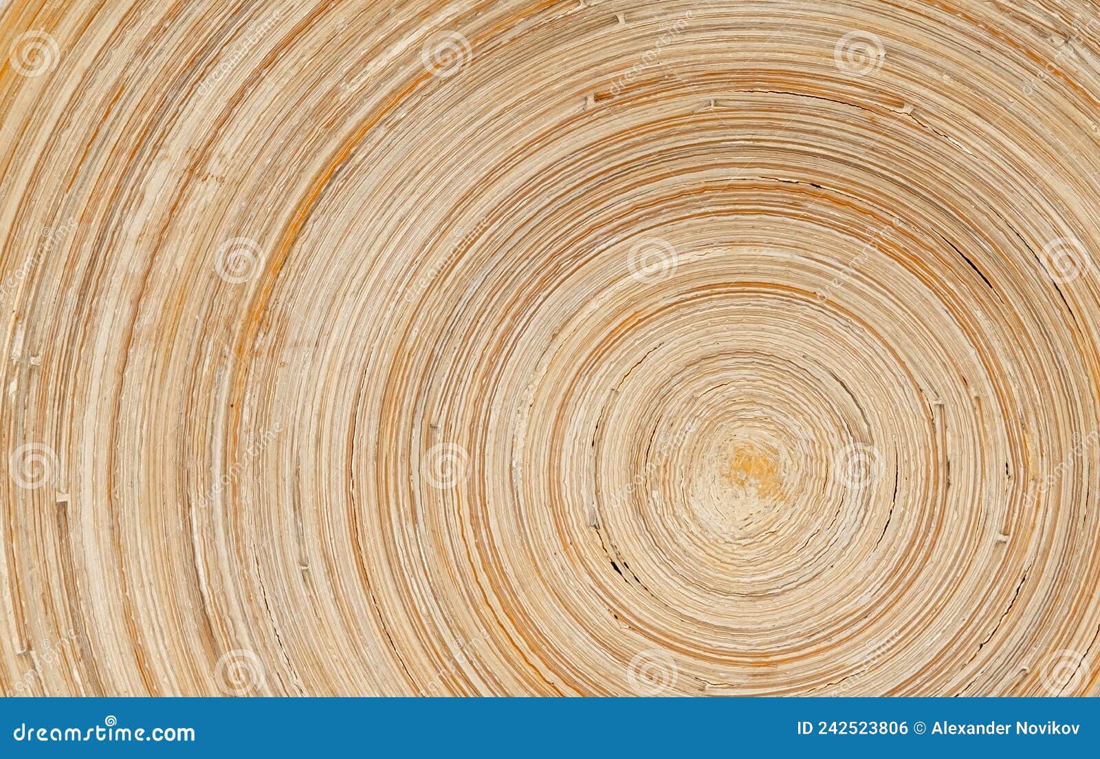 The Concentric Abstract Background with Wood Texture Stock Photo ...