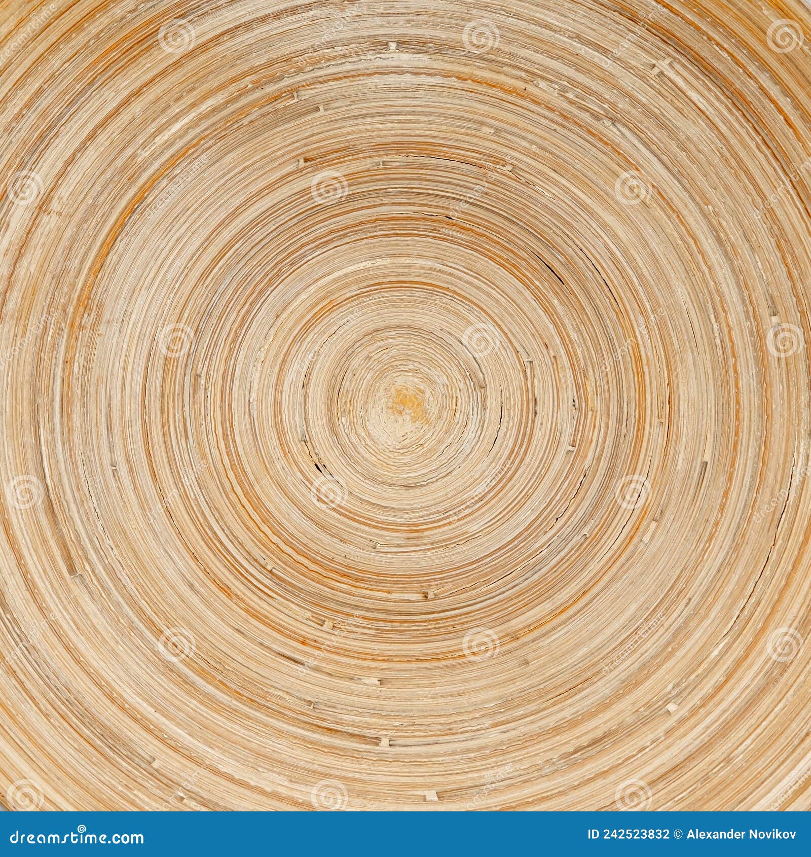 The Concentric Abstract Background with Wood Texture Stock Photo ...