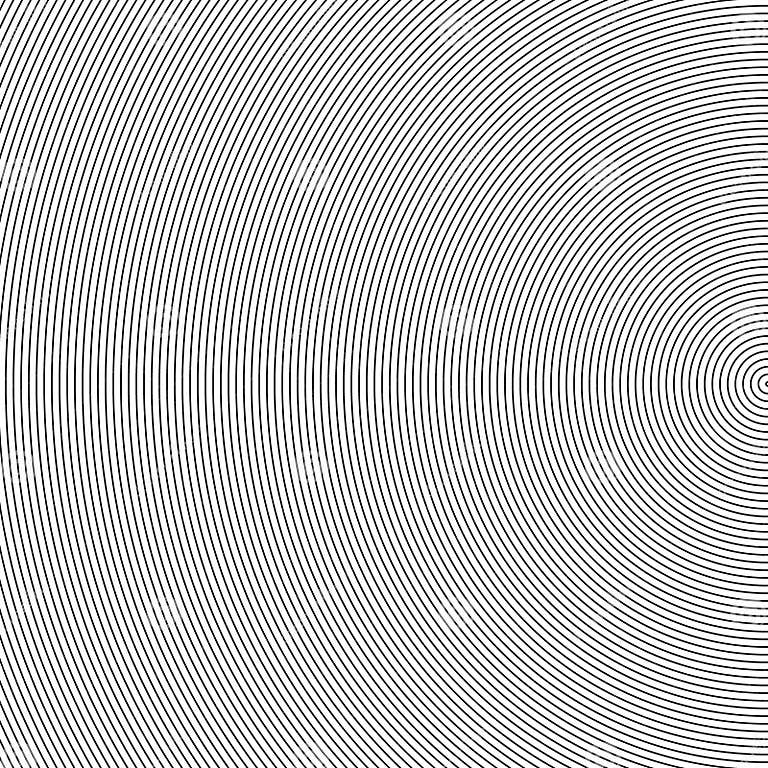 Concentric Circle Background. Abstract Circle Halftone Texture ...