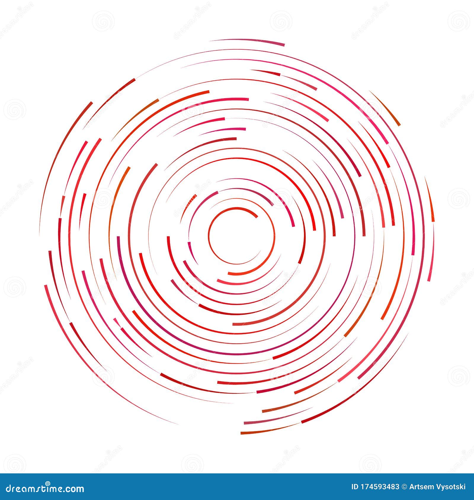 Concentric Circle Elements Backgrounds. Abstract Circle Pattern Stock ...