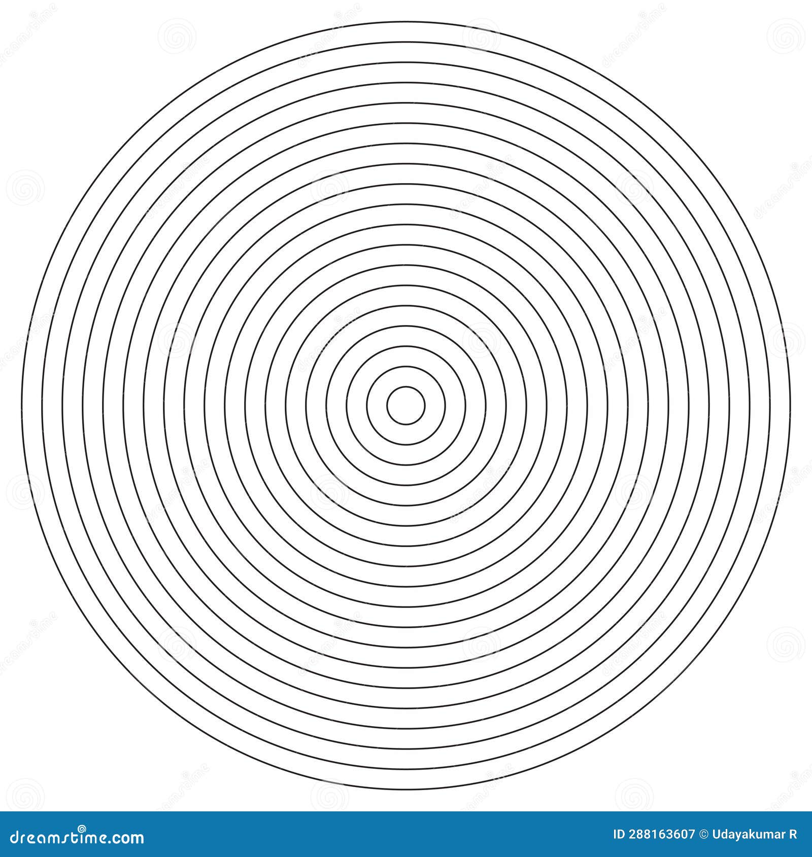 Concentric Circle Elements. Element for Graphic Web Design, Template ...
