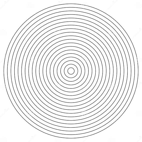 Concentric Circle Elements. Element for Graphic Web Design, Template ...