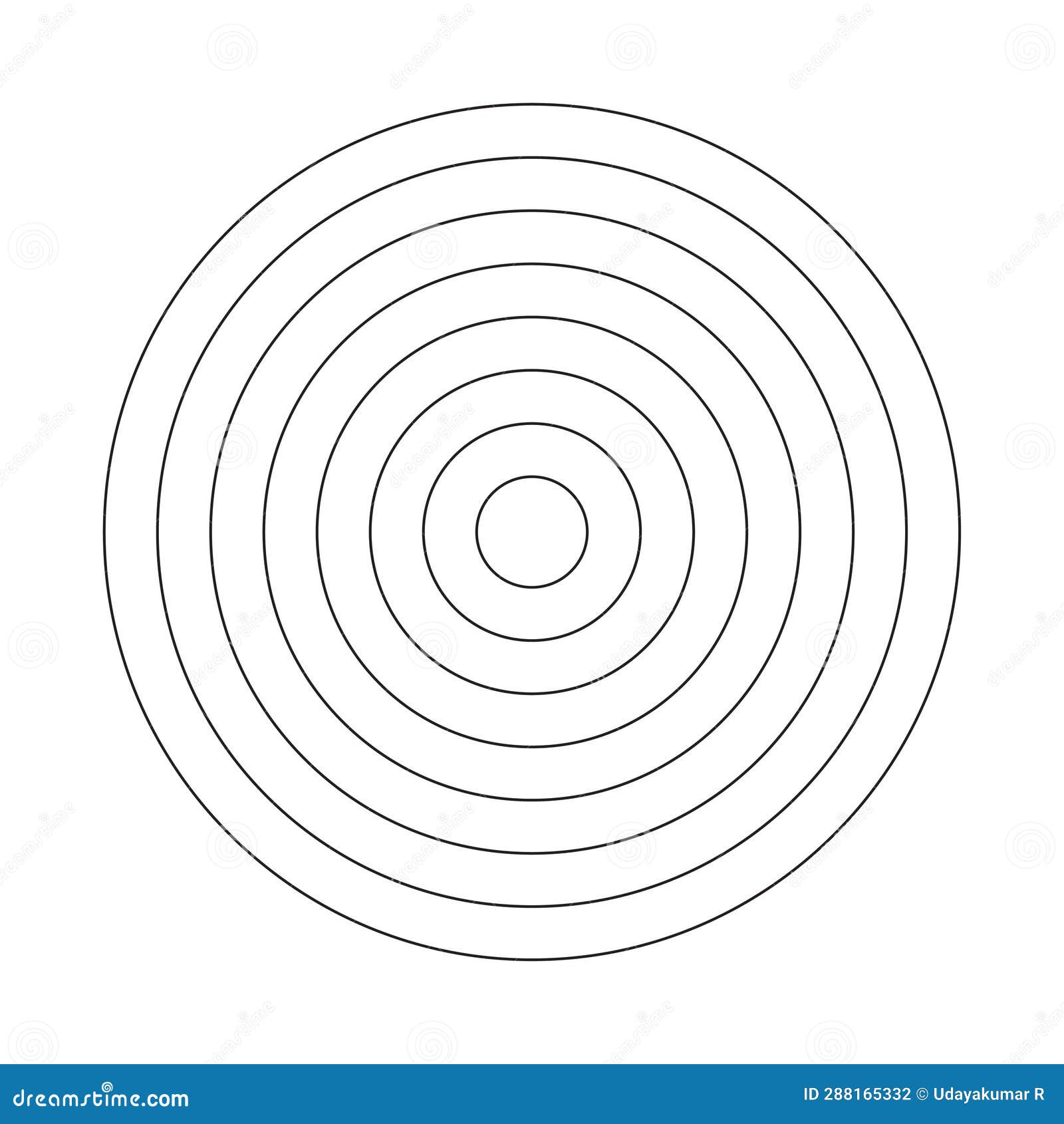 Concentric Circle Elements. Element for Graphic Web Design, Template ...