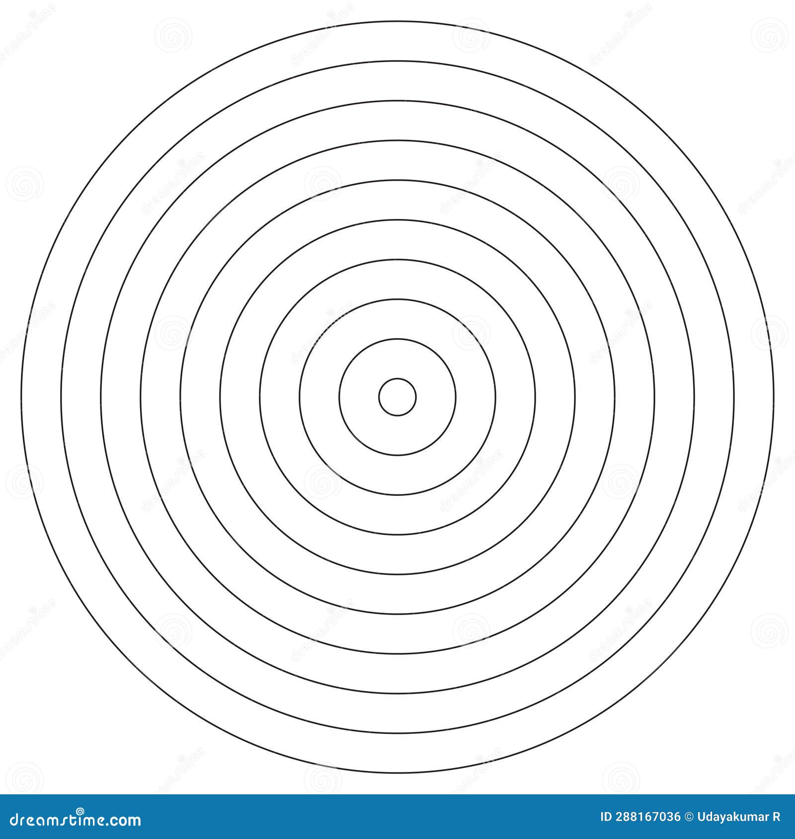 Concentric Circle Elements. Element for Graphic Web Design, Template ...