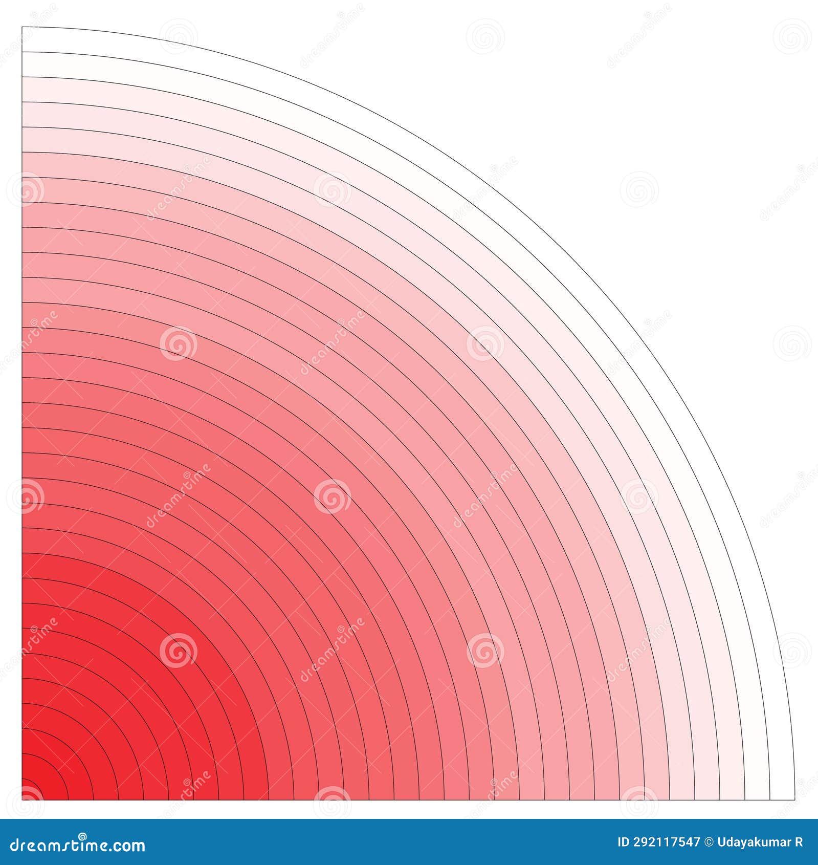 Concentric Circle Elements. Red Color Circle. Red Color Low To High ...