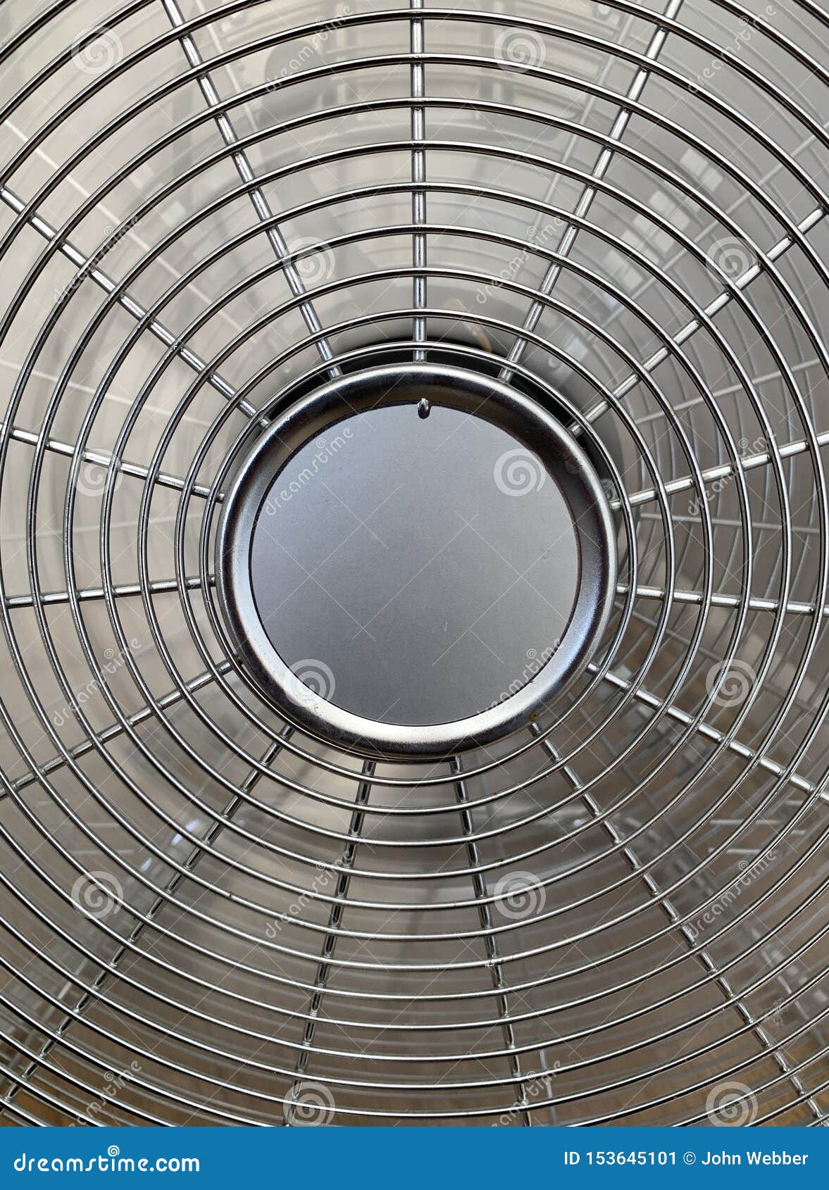 Circular Patterns of Metal Fan Grid Stock Image - Image of cooling ...
