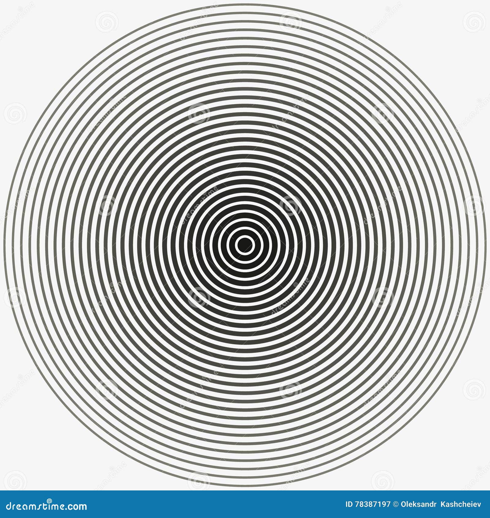 Concentric Circle Elements. Vector Illustration For Sound ... Concentric Circle Elements. Vector Illustration For Sound ...