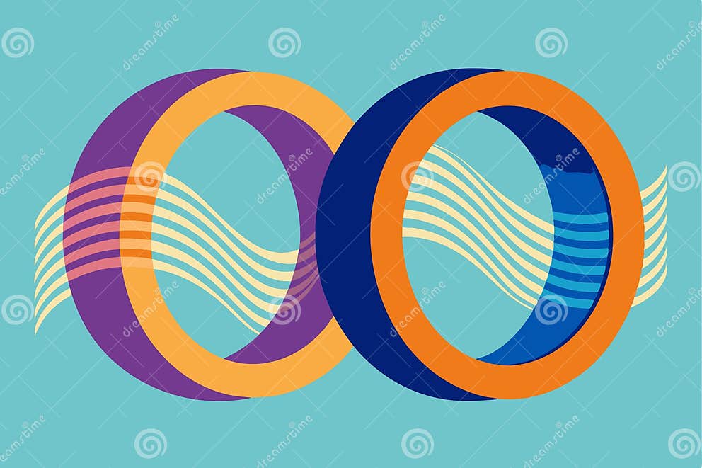 Circle Round Colors Stripe Stroke Vector Stock Illustration ...
