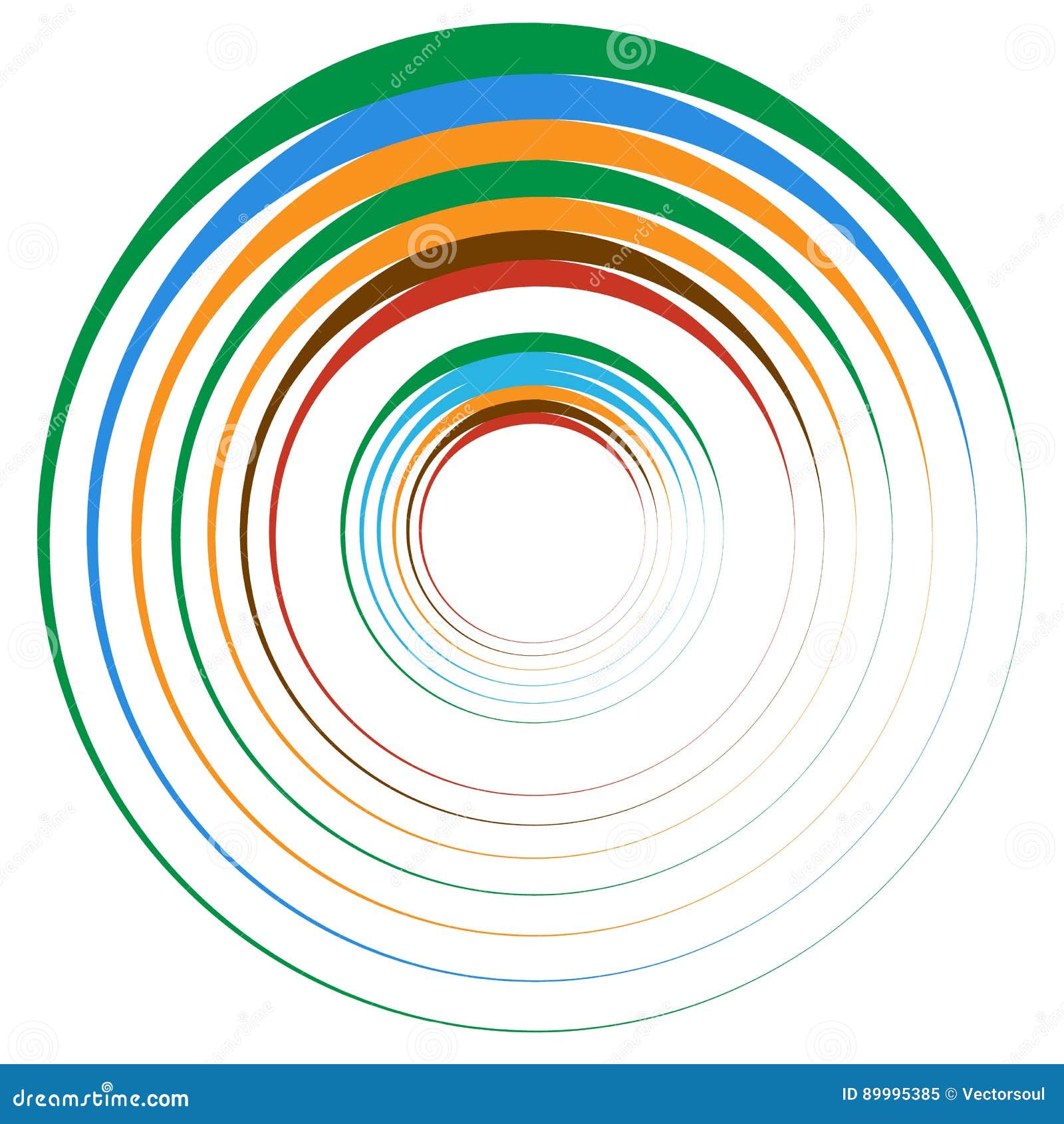 Concentric Circle, Rings. Suitable As an Abstract Design Element Stock ...