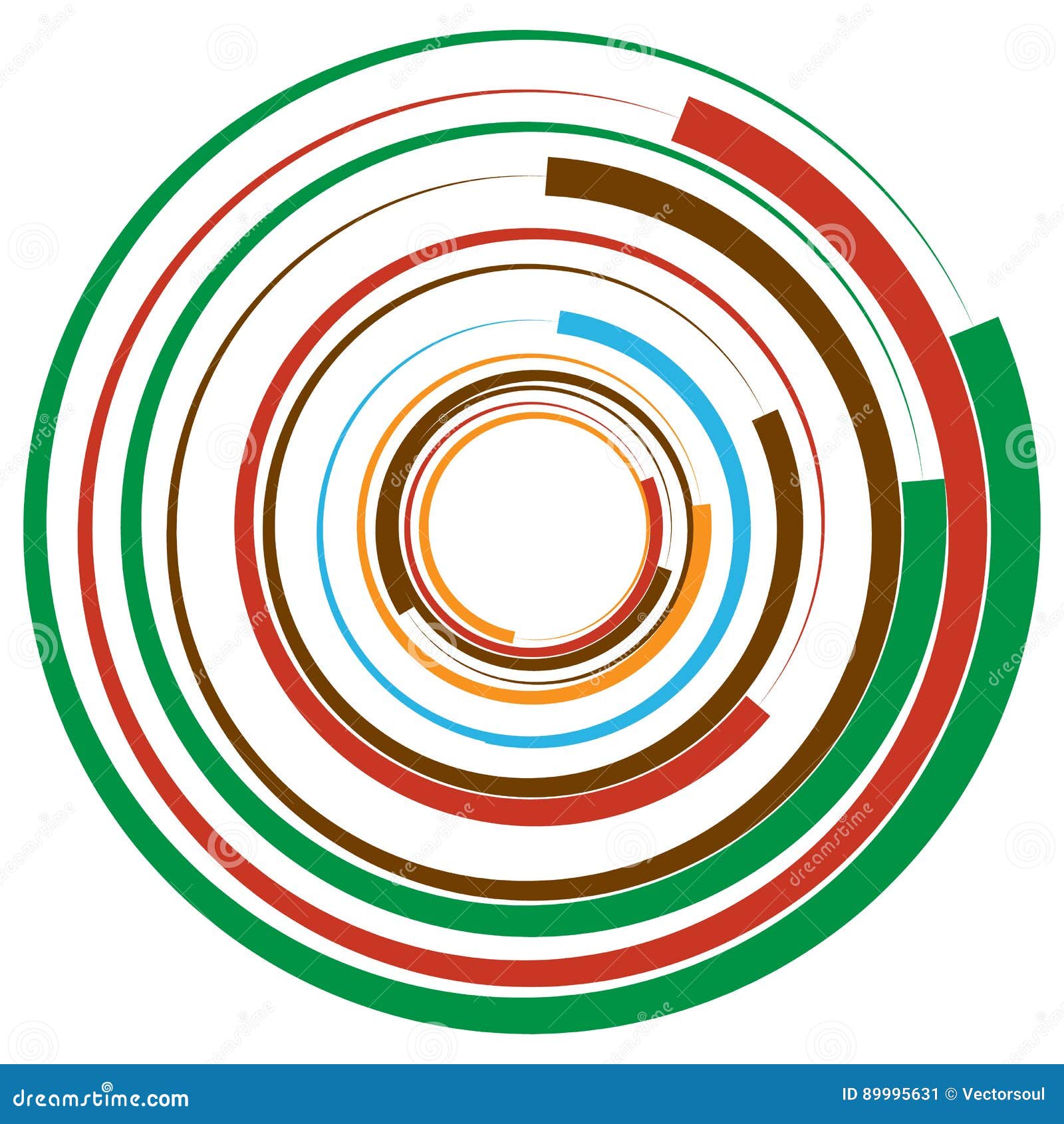 Concentric Circle, Rings. Suitable As an Abstract Design Element Stock ...