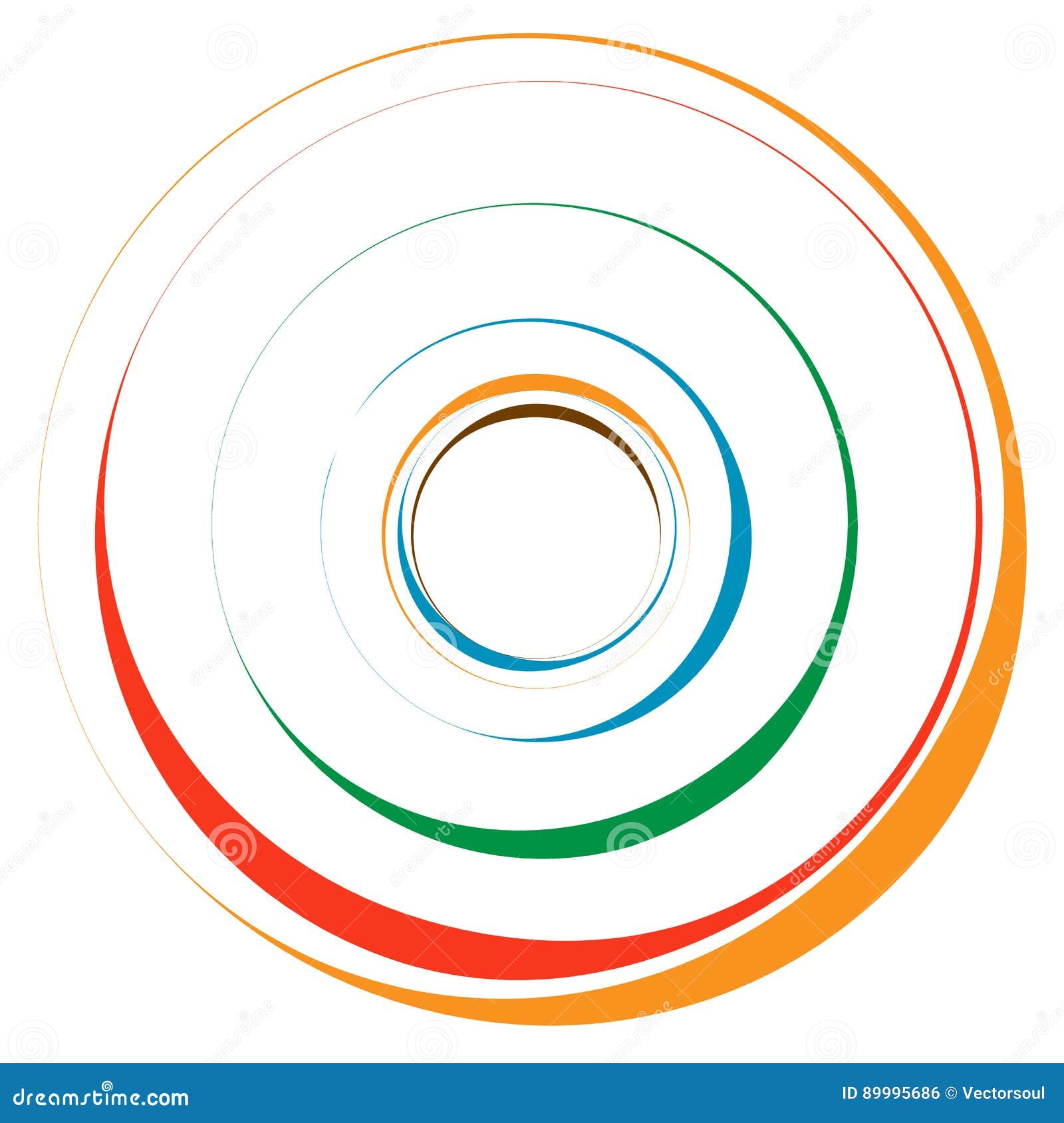 Concentric Circle, Rings. Suitable As an Abstract Design Element Stock ...