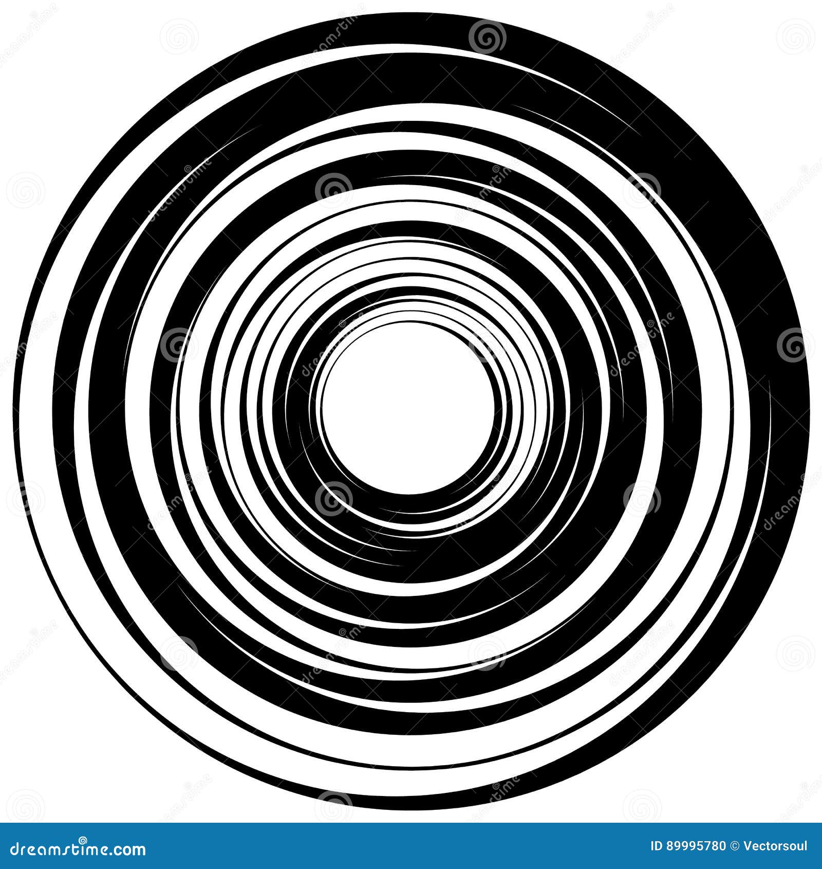 Concentric Circle, Rings. Suitable As an Abstract Design Element Stock ...
