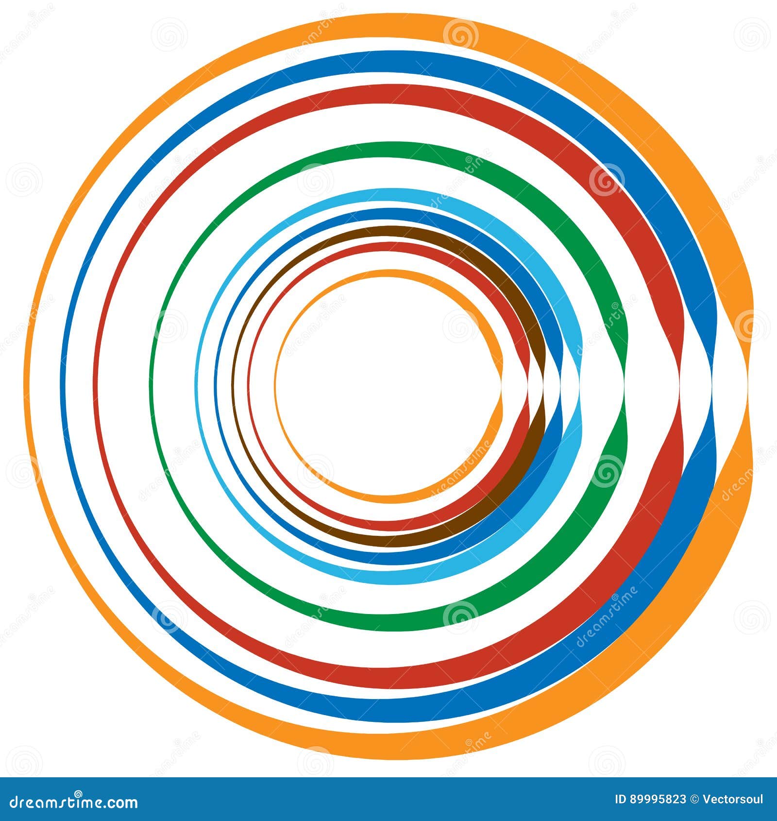 Concentric Circle, Rings. Suitable As an Abstract Design Element Stock ...