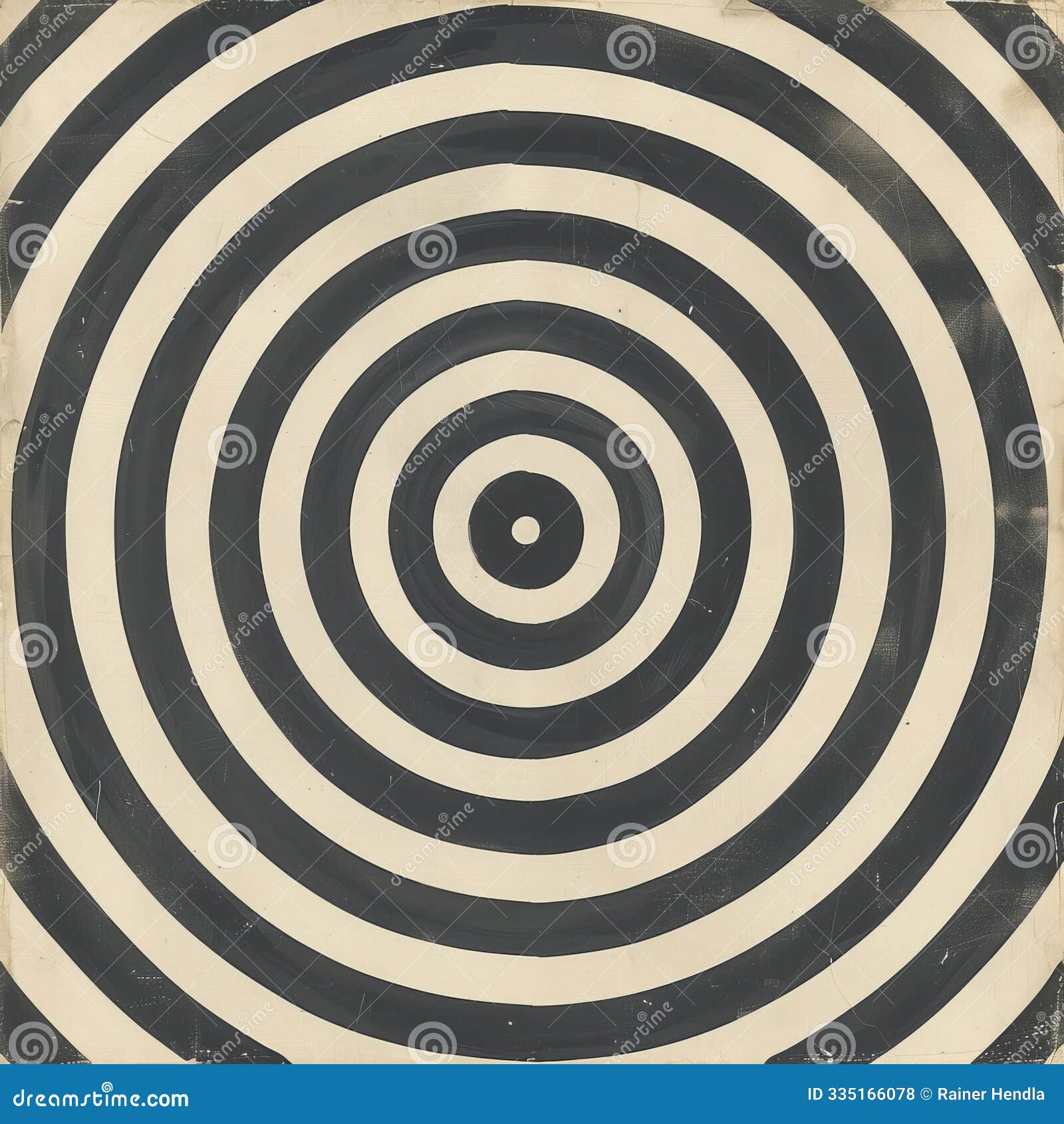 Concentric Circles on Beige Background. Perfectly Centered with Uniform ...